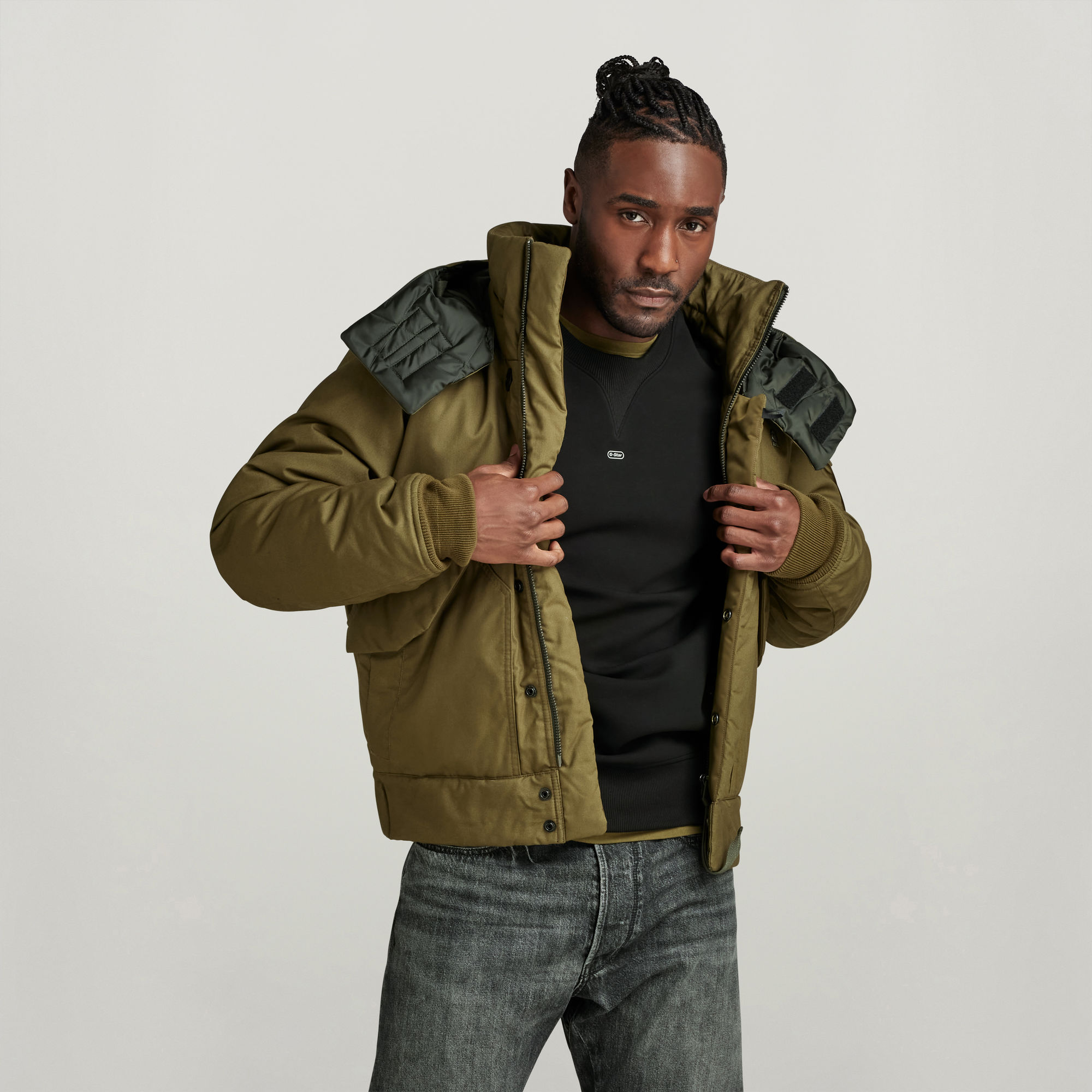 Flight Bomber Puffer | Men | Green | G-STAR Outlet