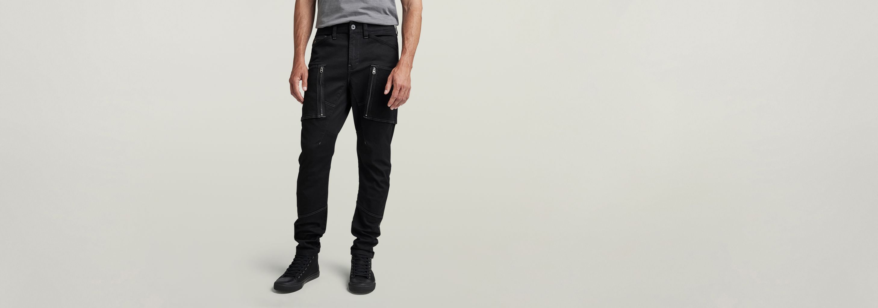 Zip Pocket 3D Skinny Cargo Pants | Black | G-STAR® US Zip Pocket 3D Skinny Cargo Pants | Black | G-STAR® US