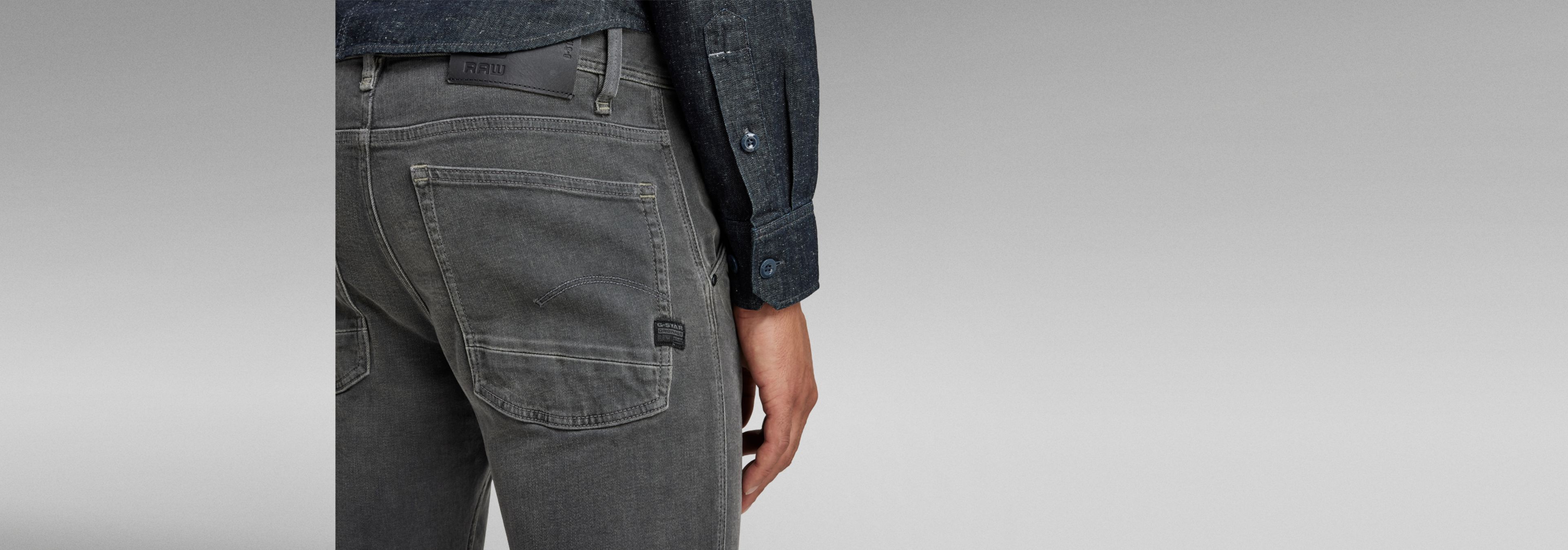 Jeans Pilot 3D Slim | Gris | G-Star RAW® ES