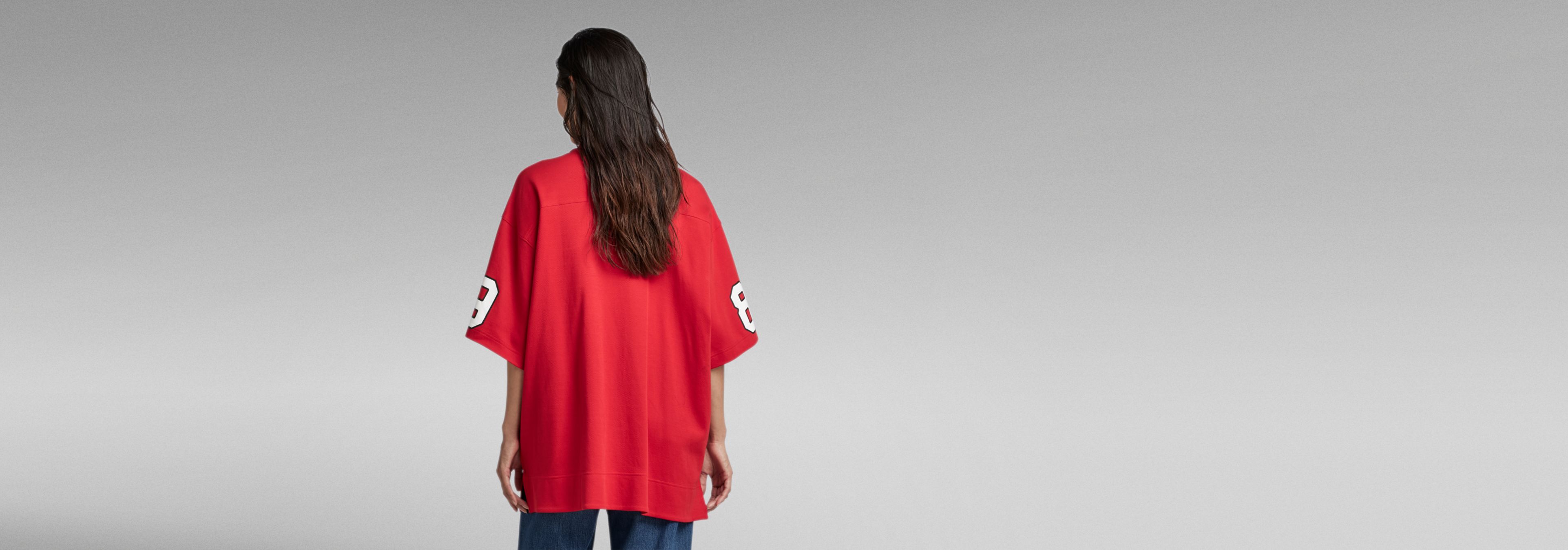 5XL RAW. Tight Mock V-Neck T-Shirt | Red | G-Star RAW® US