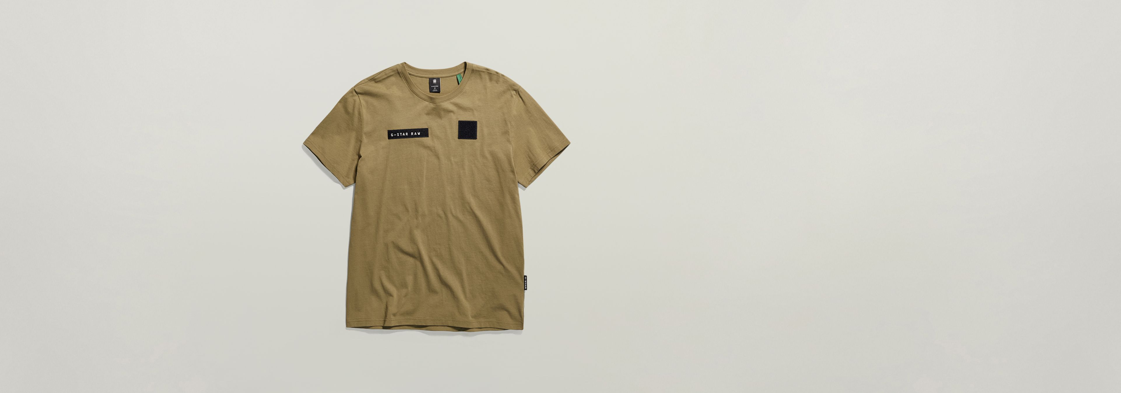 Velcro T-Shirt | Green | G-Star RAW® ZA