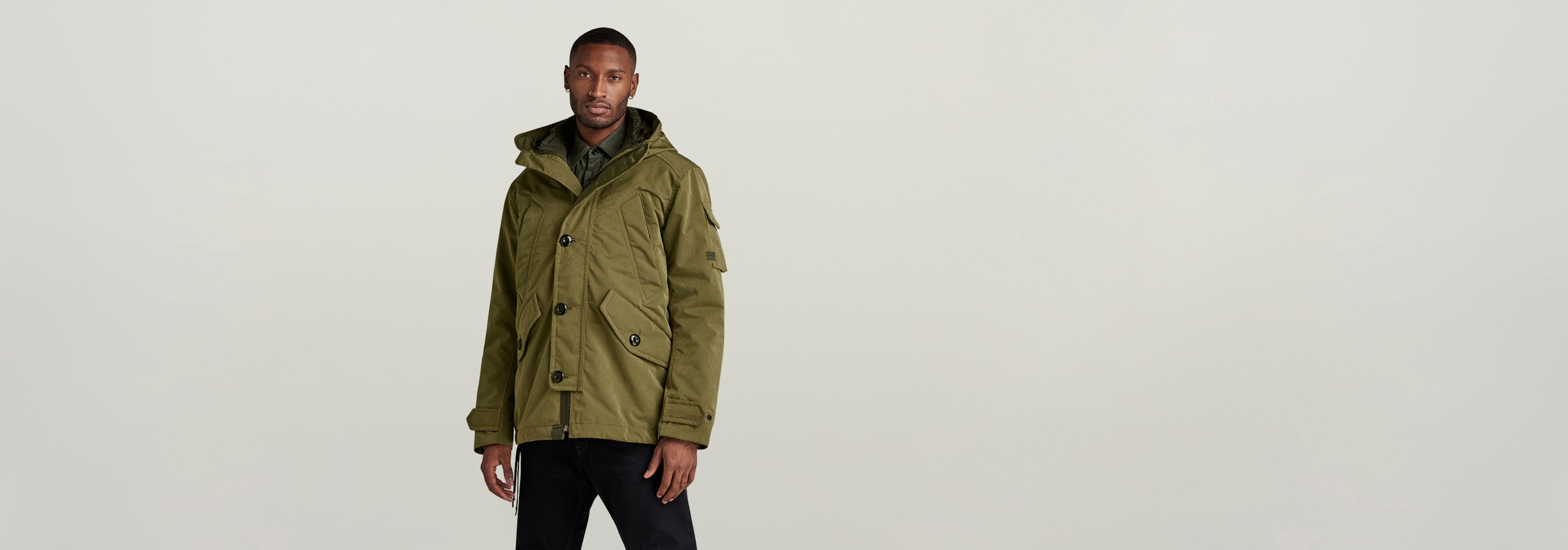 2-In-1 Adaptable Vodan Jacket | Green | G-Star RAW® ZA