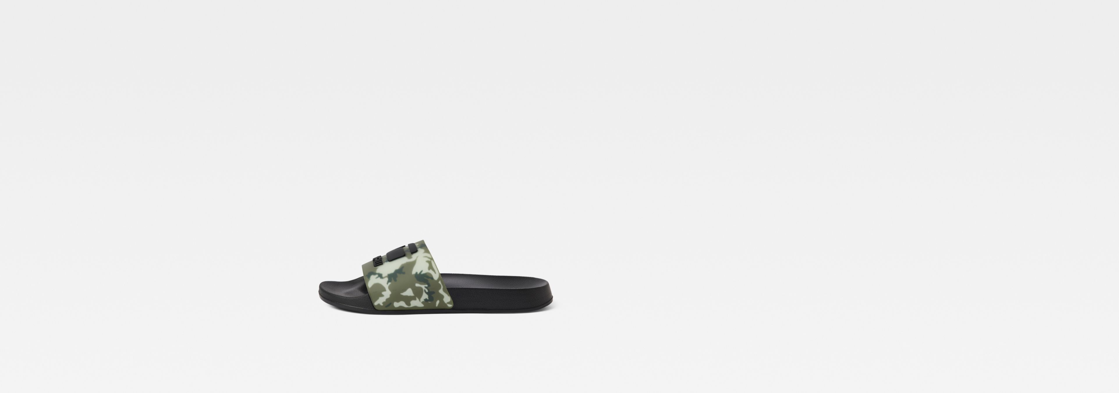 Cart III Camo Slides | Green | G-Star RAW® ZA