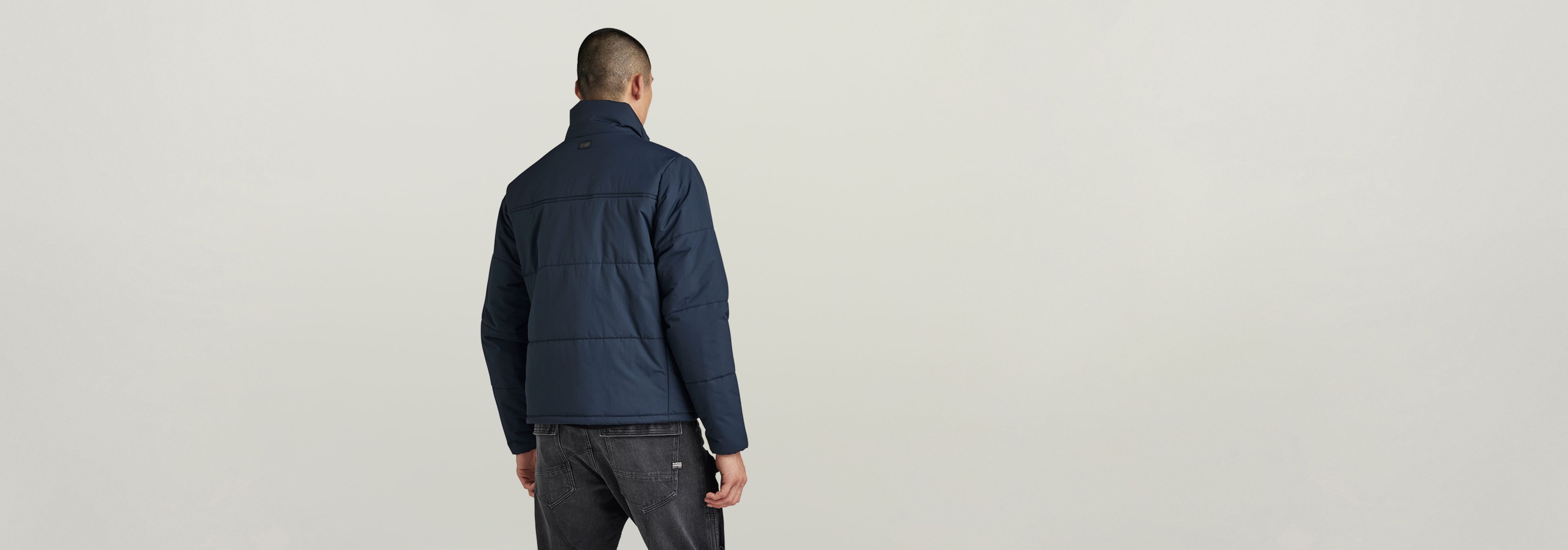 Foundation Padded Jacket | Dark blue | G-Star RAW® ZA