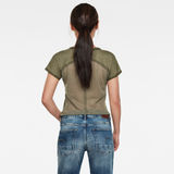 Eyben Mesh Slim Top | Green | G-Star RAW® US