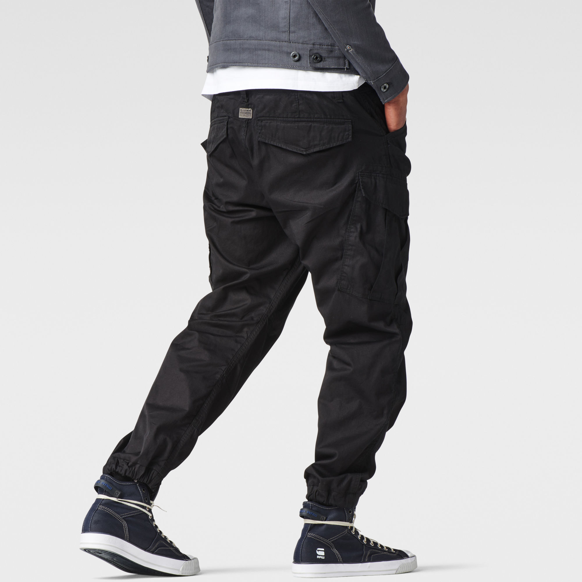 Rovic Belt Loose Pants | Black | G-Star RAW®