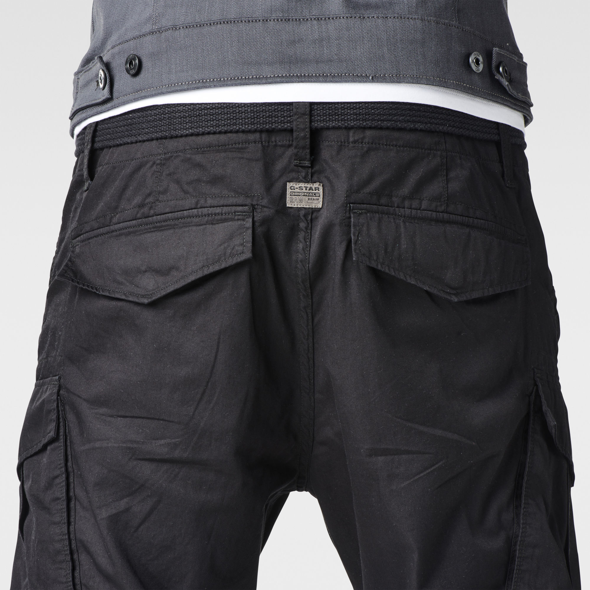 Rovic Belt Loose Pants | Black | G-Star RAW®