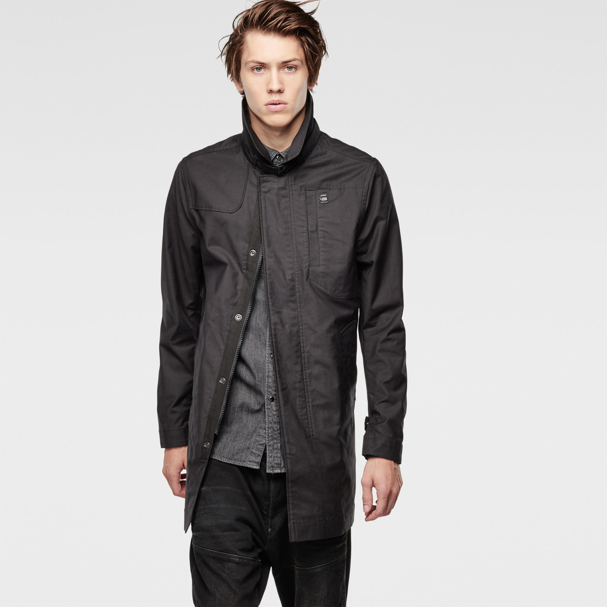 Peltz Garber Trench | Black | G-STAR®