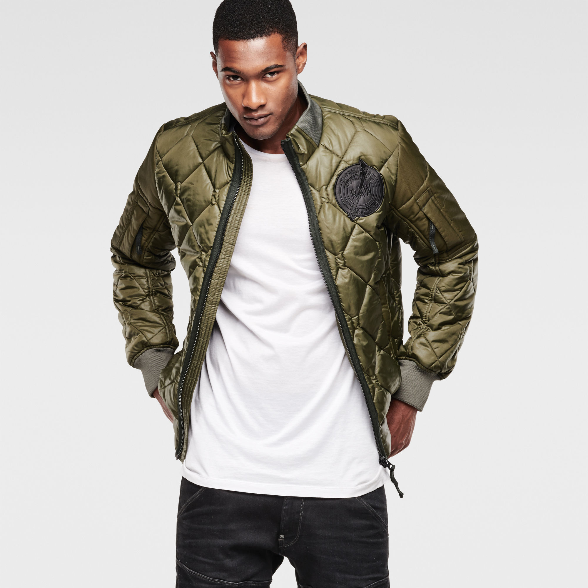 Batt Quilted Bomber | Green | G-Star RAW®