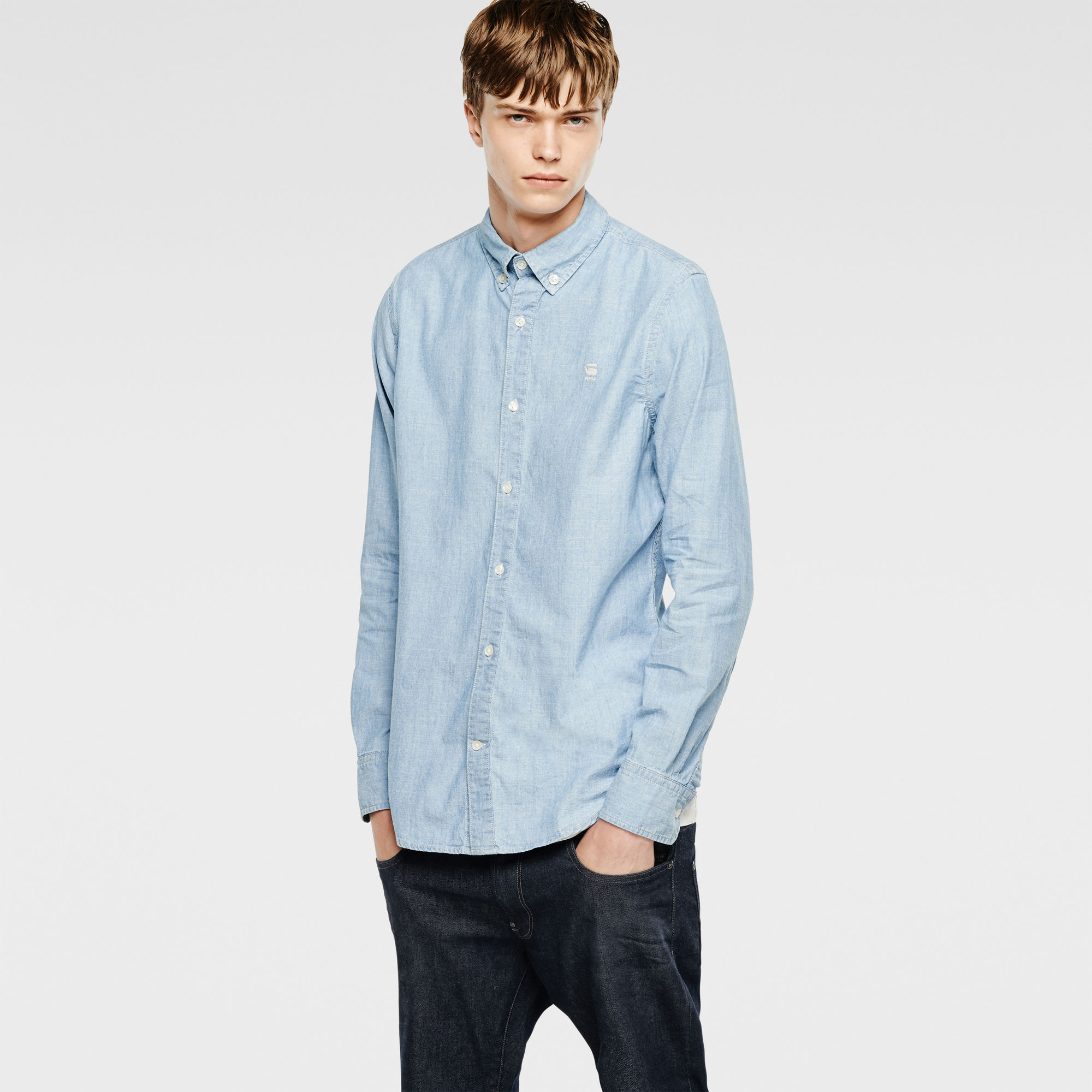 Core BTD Shirt | Light blue | G-STAR®