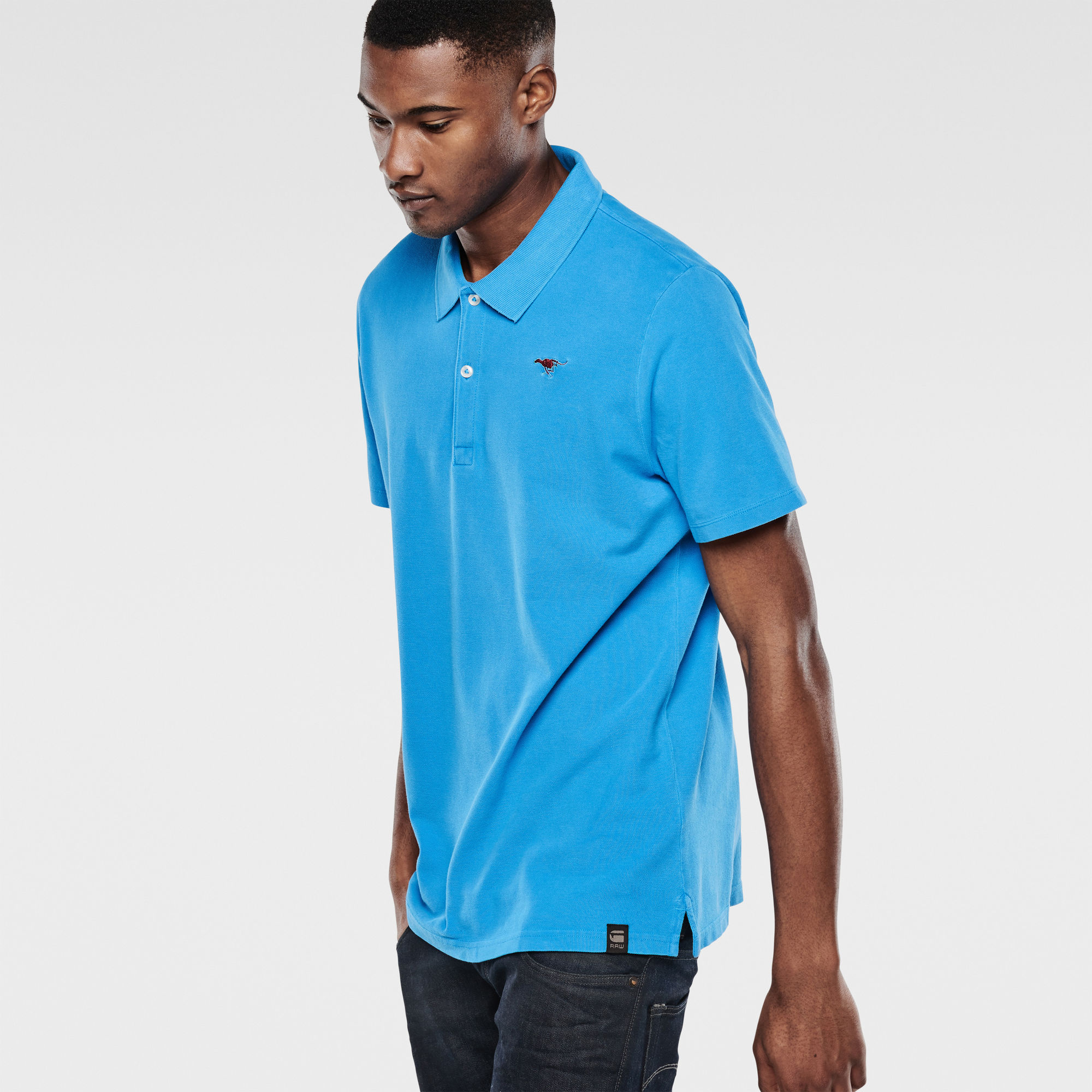 nulk polo t ss/pique od/ink | ライトブルー | G-Star RAW®