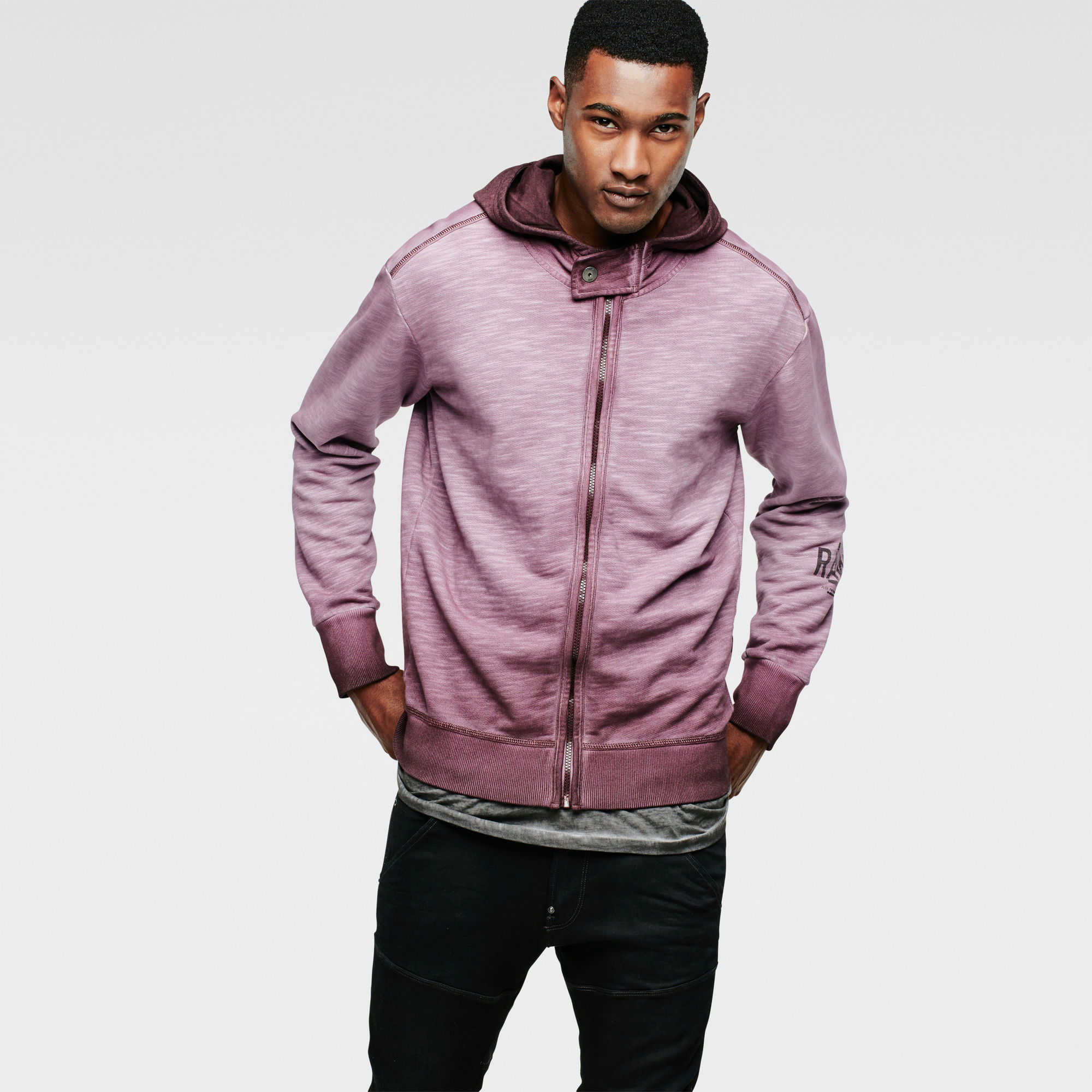 Hav Hooded Vest Sweat | Purple | G-STAR®