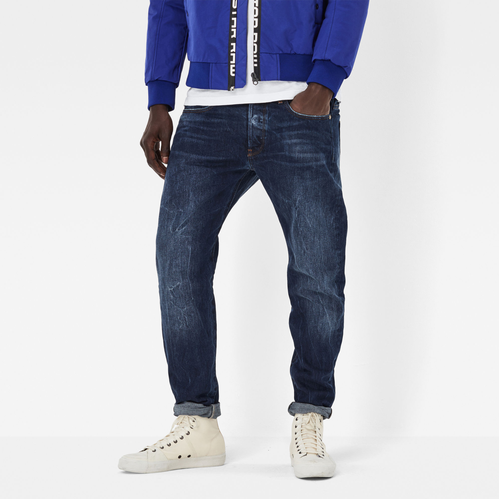 Riban Tapered Jeans | Blue | G-Star RAW® CA