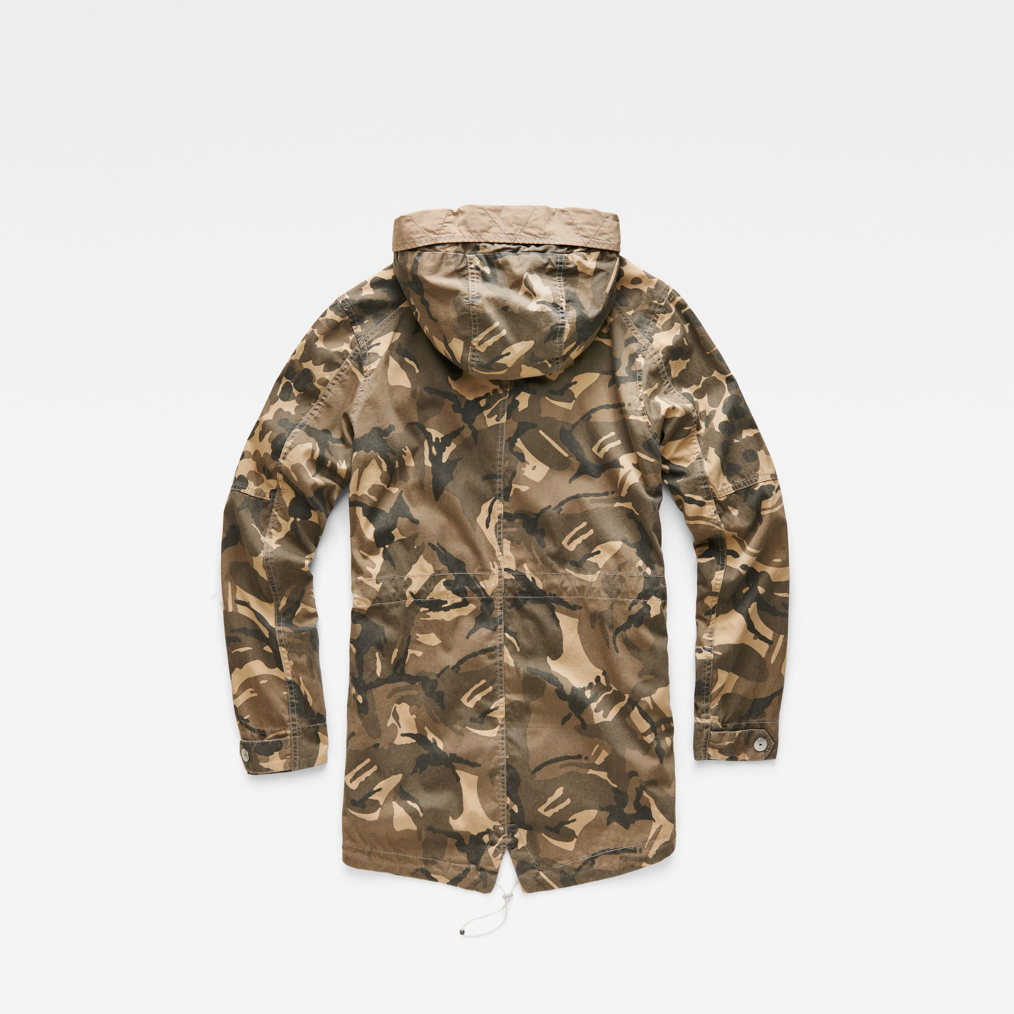 Batt Hooded Short Loose Parka | Beige | G-Star RAW®