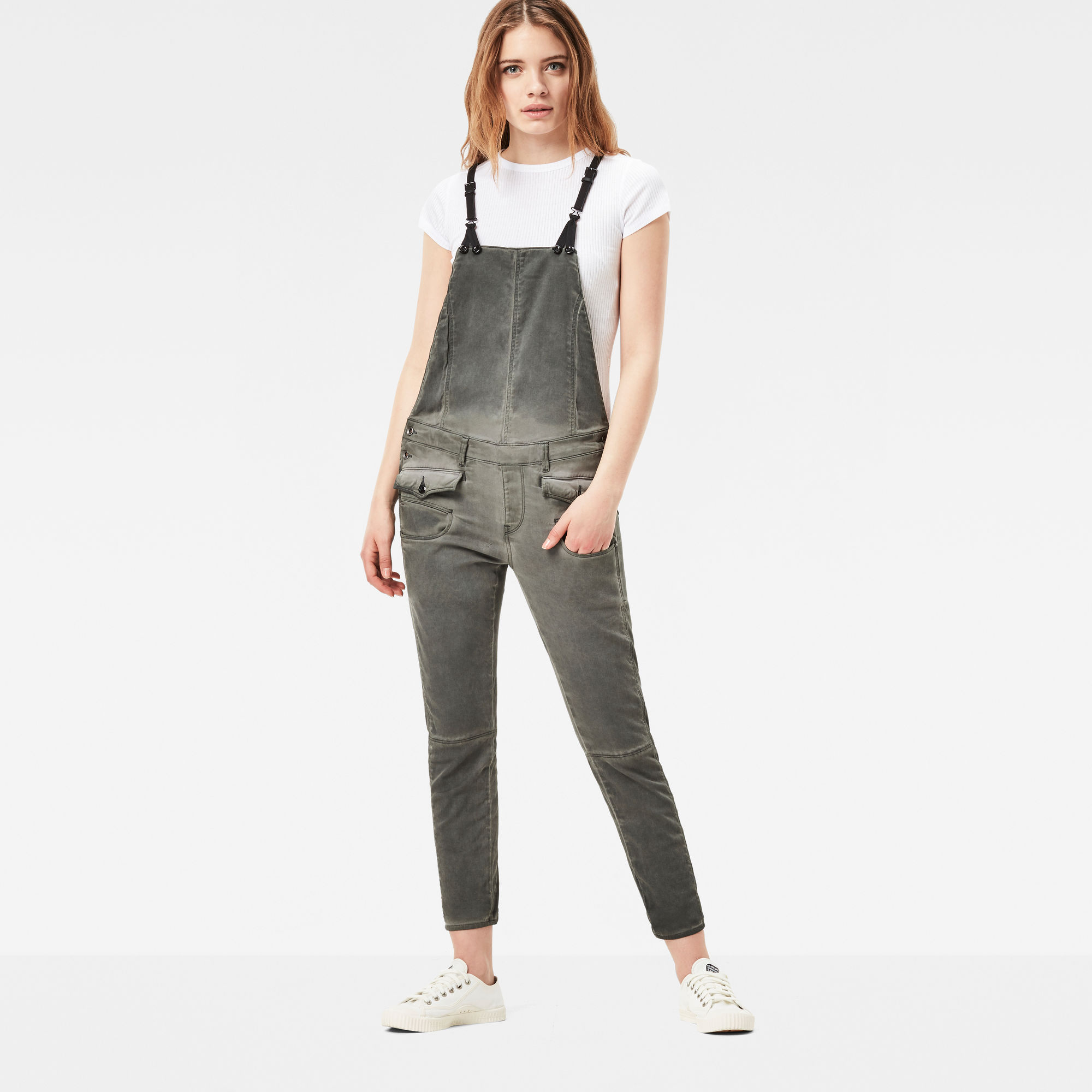 Army Radar Skinny Overalls | Grau | G-Star RAW®