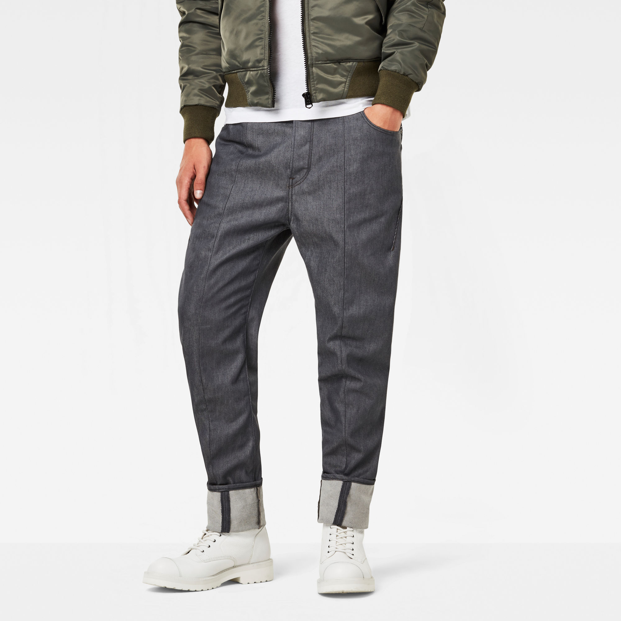 Lanc 3D Straight Tapered Jeans | Dark blue | G-Star RAW®