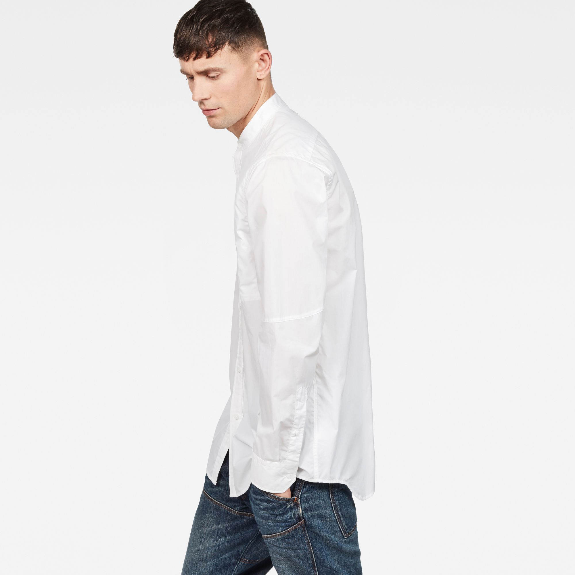 Stalt Loose long Shirt | White | G-Star RAW®
