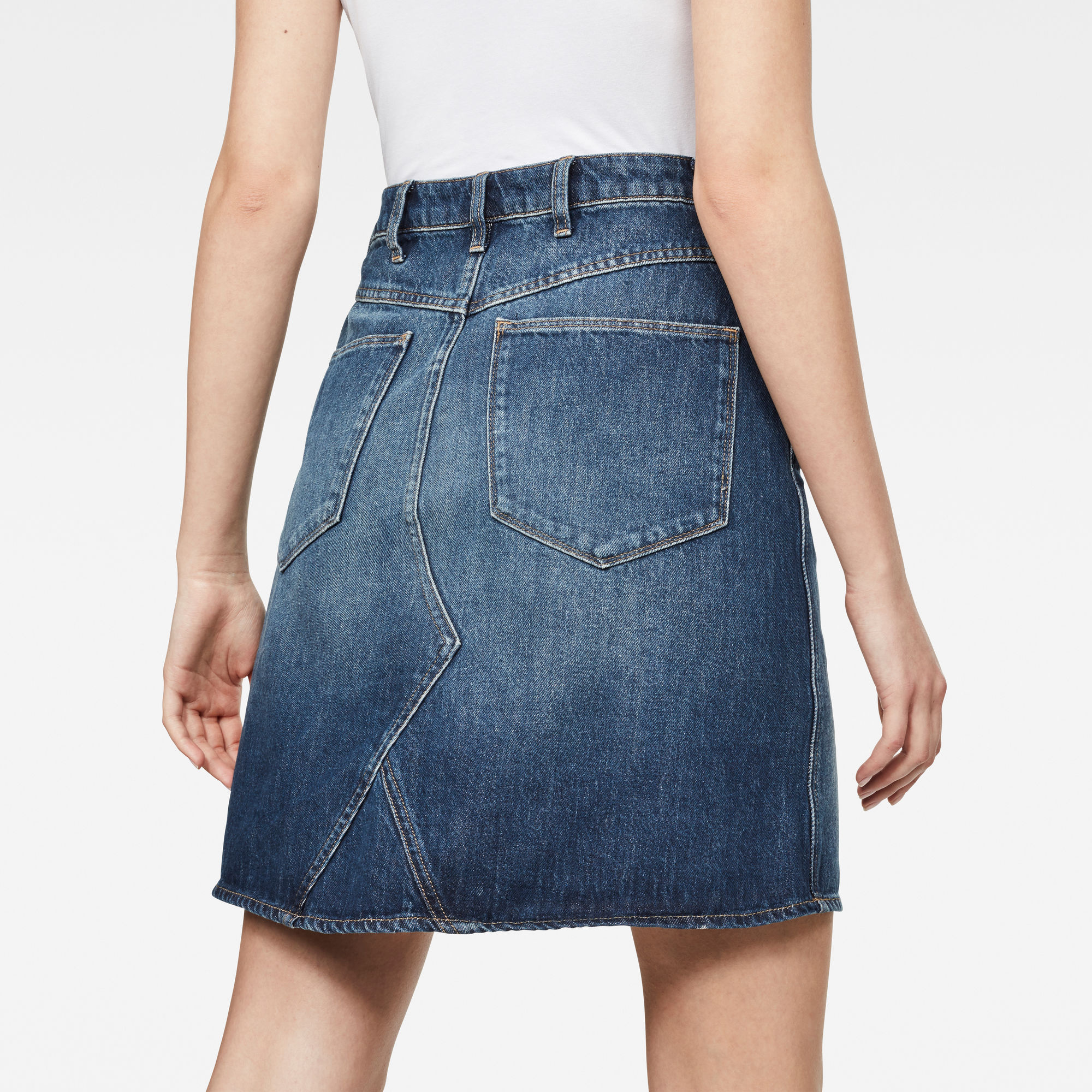 5622 Custom A-Line Skirt | Medium blue | G-Star RAW®