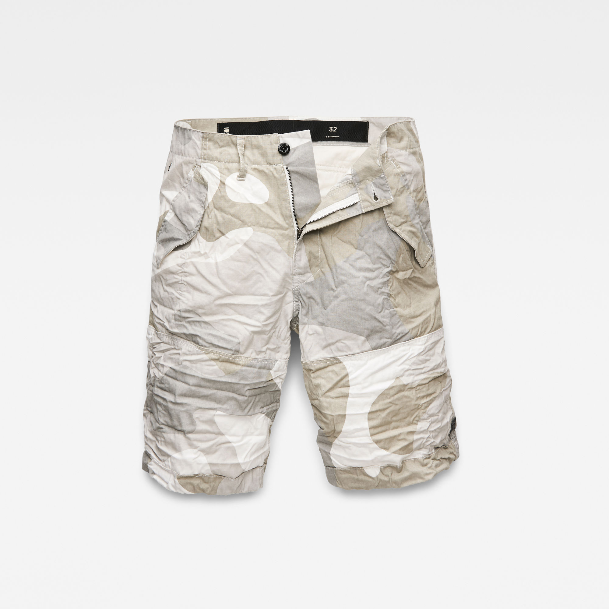 Rovic Deconstructed Loose 1/2-Length Shorts | Grey | G-Star RAW®