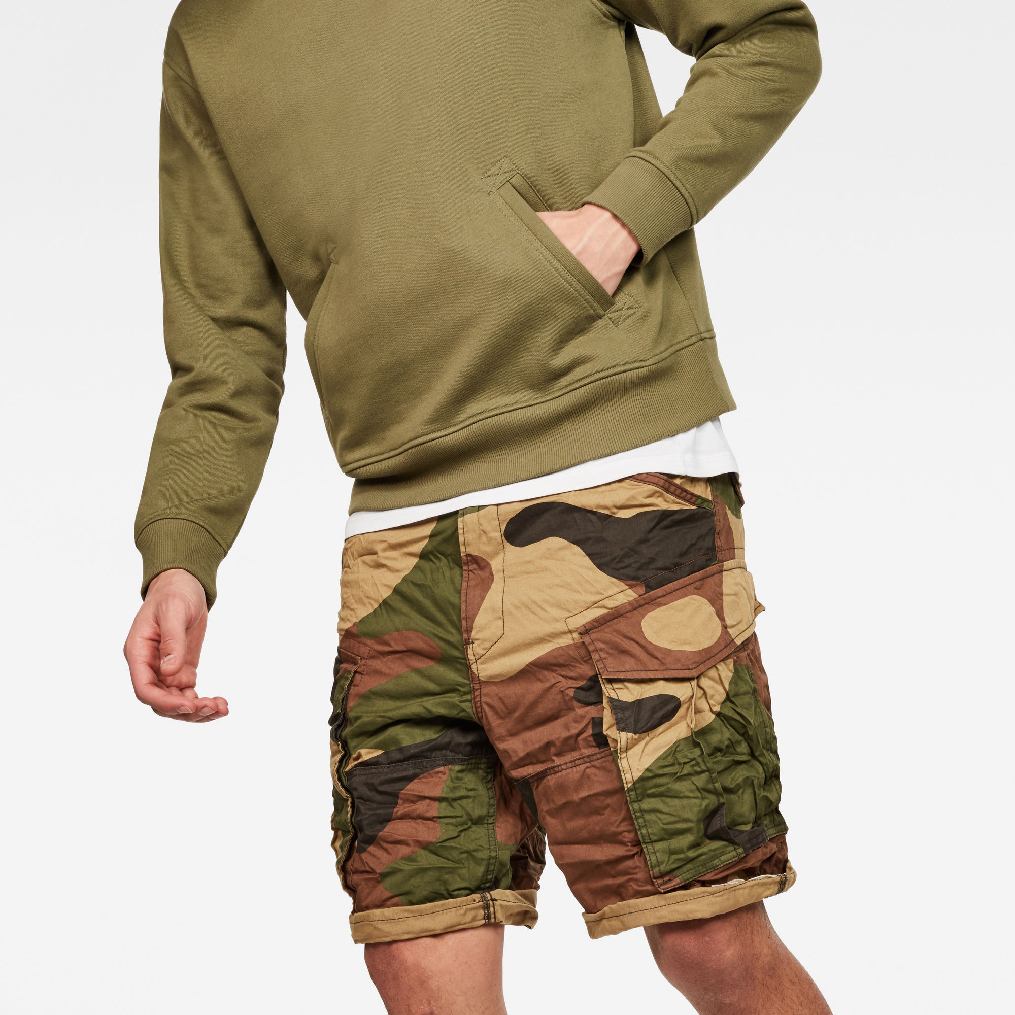 Rovic Loose Shorts | Green | G-Star RAW® JP