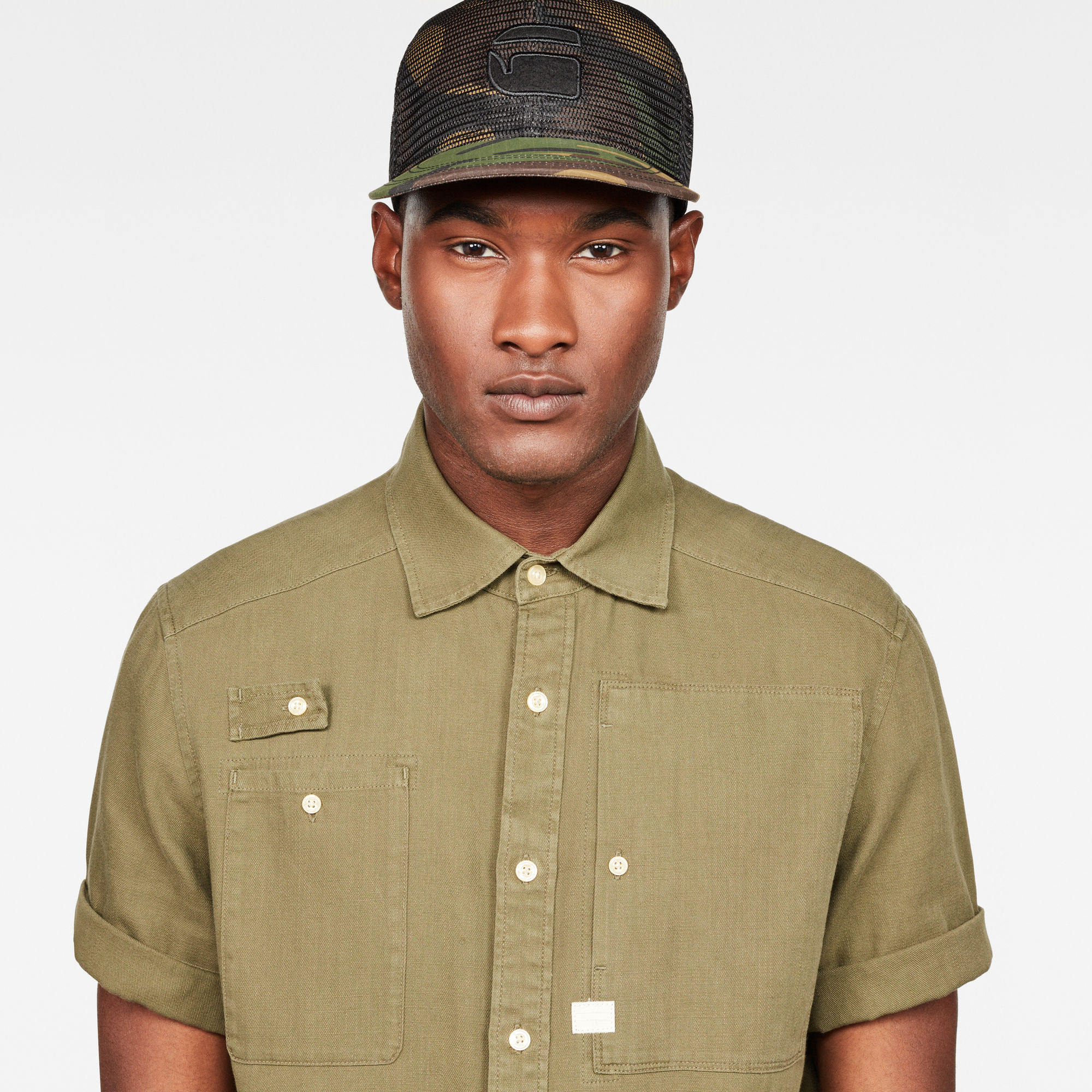 Cart Pattern Trucker Cap | Green | G-Star RAW®
