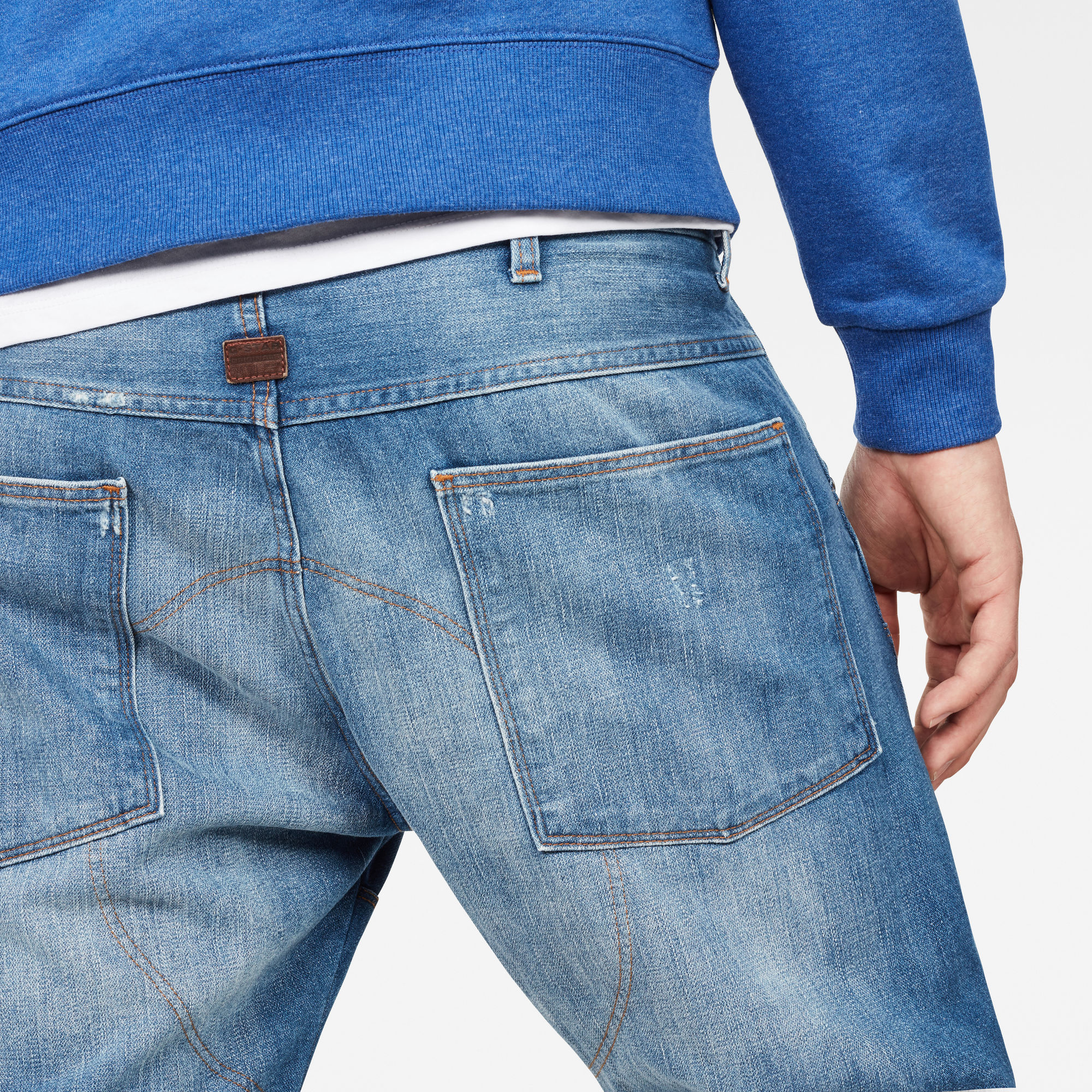 5620 G-Star Elwood 3D Straight Jeans | Medium blue | G-Star RAW®