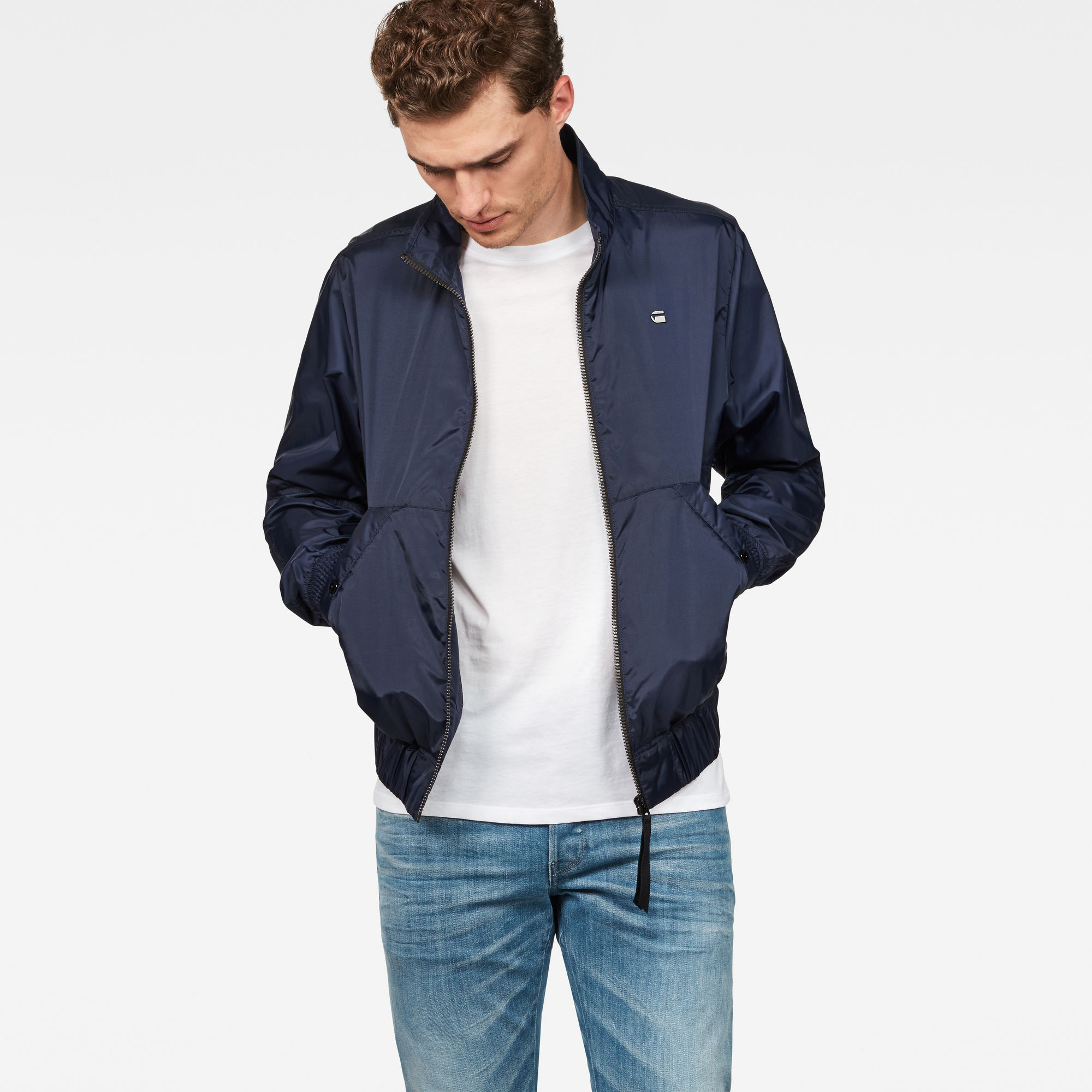 Deline Track Overshirt | Dark blue | G-Star RAW®