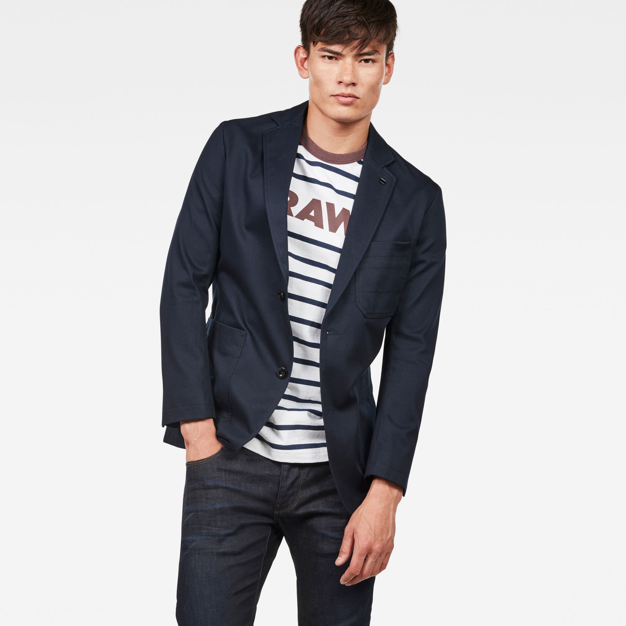 Blake Blazer | Dark blue | G-Star RAW® US