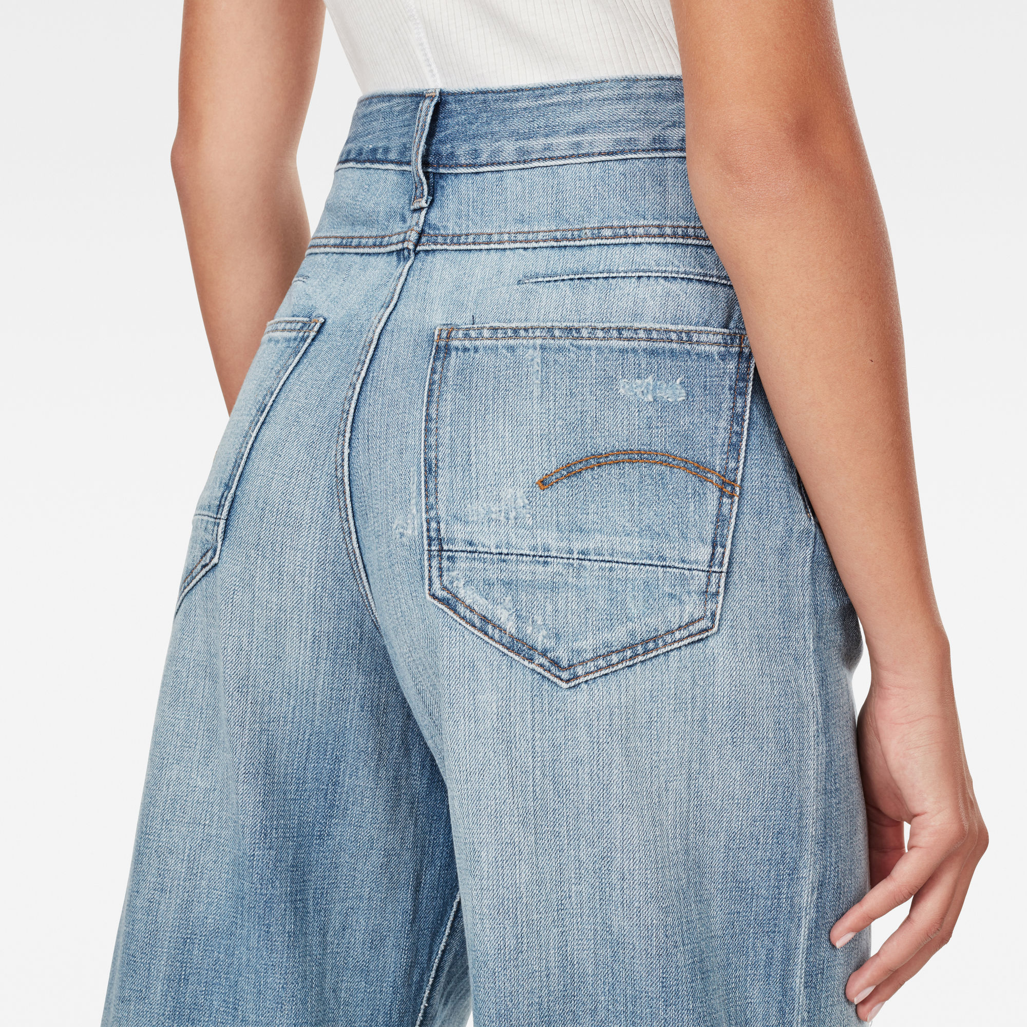 D-Staq 5-Pocket High Waist Wide Leg Jeans | G-Star RAW®