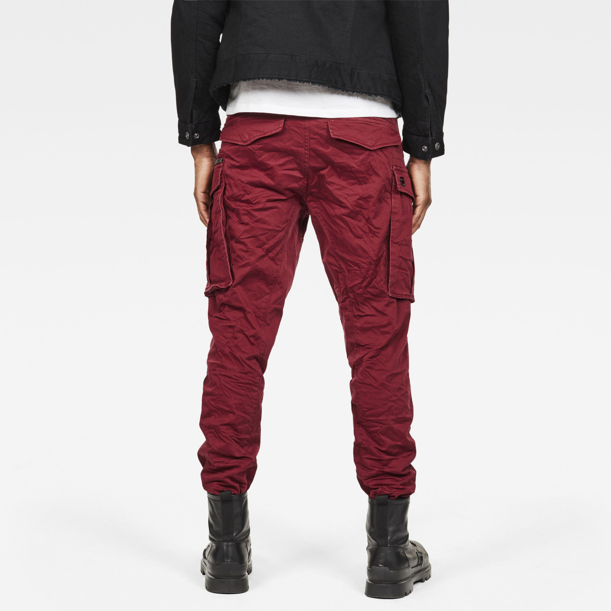 Rovic Zip 3D Straight Tapered Pants | Red | G-Star RAW®