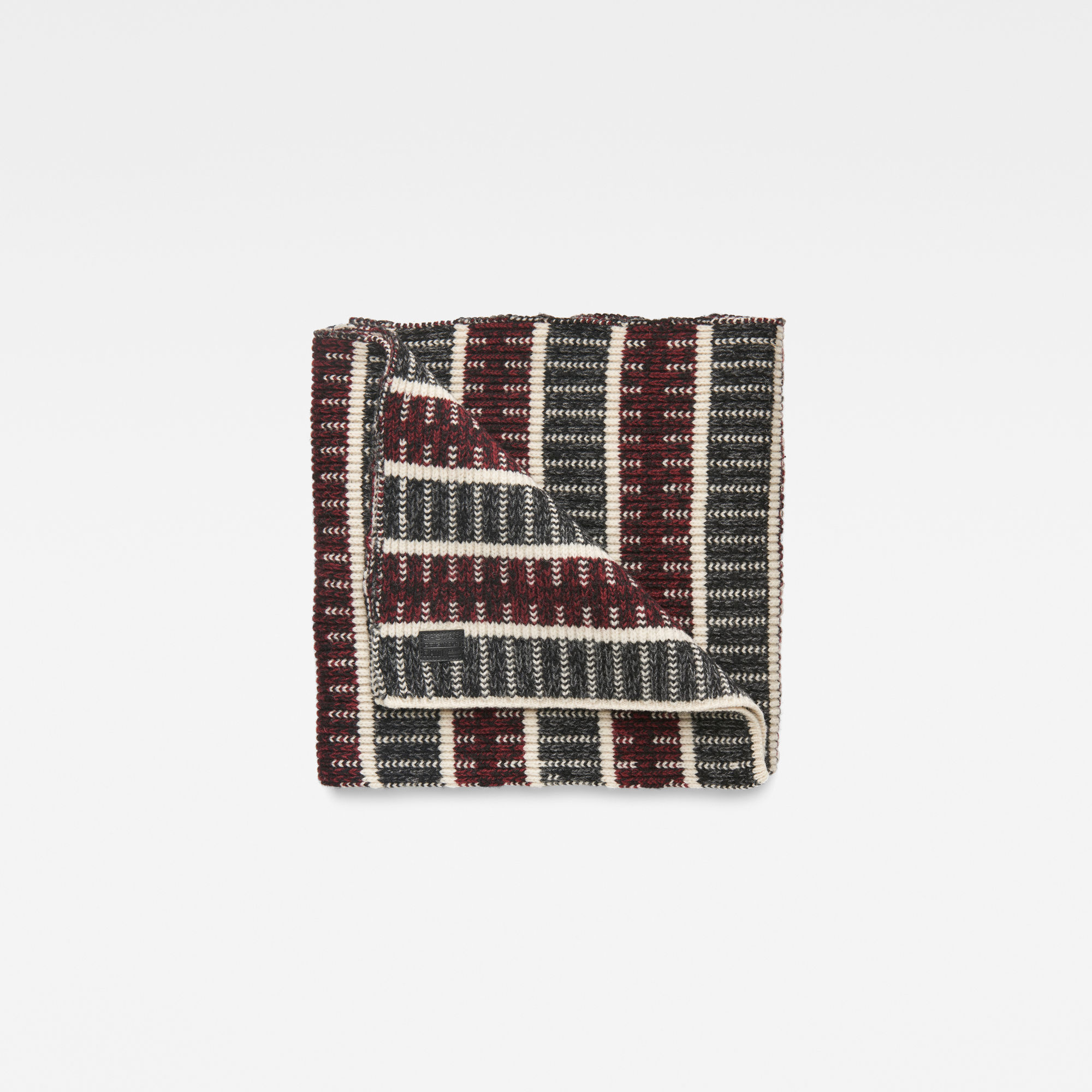 Rib Jacquard Scarf | Red | G-Star RAW®