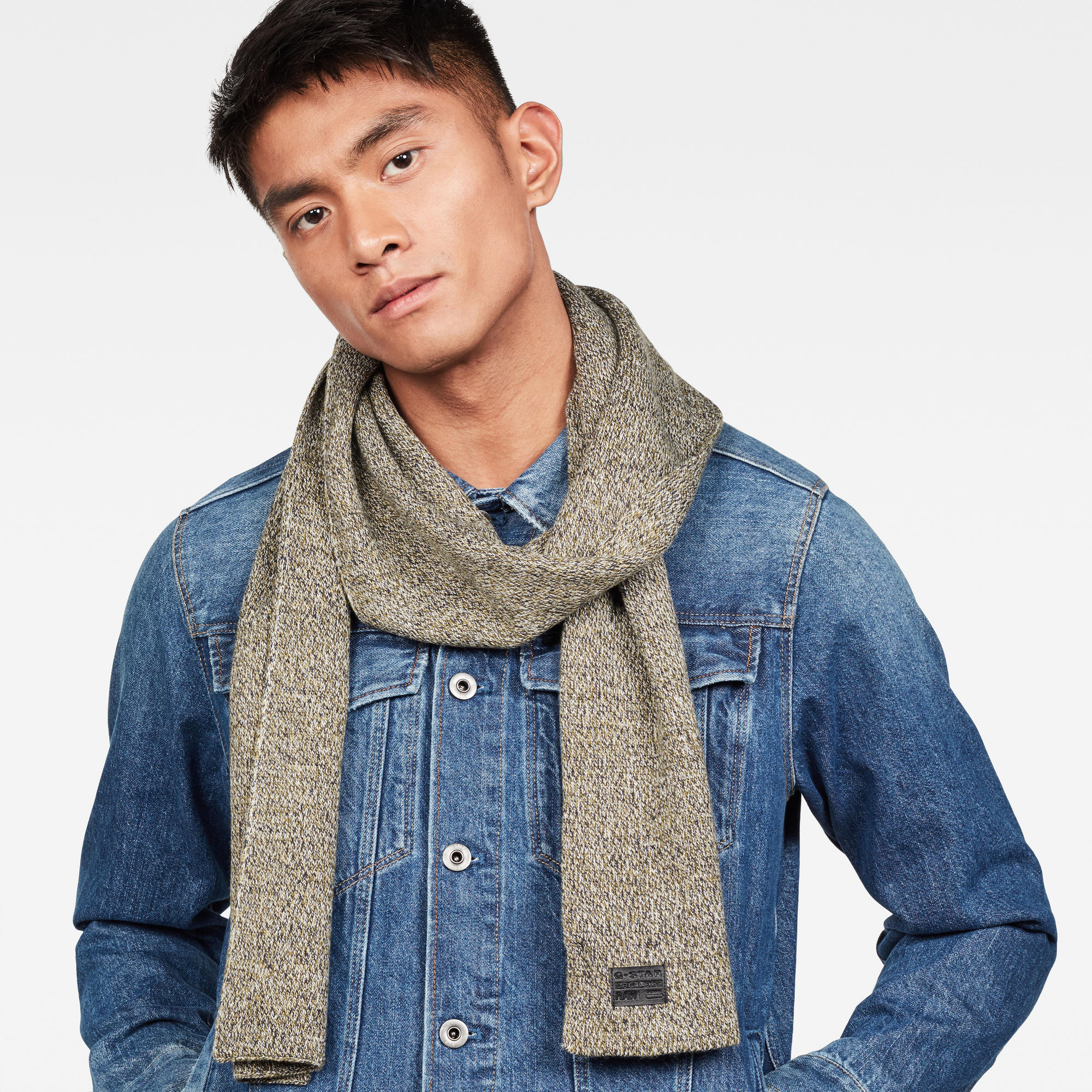 Effo Heather Scarf | Green | G-Star RAW®