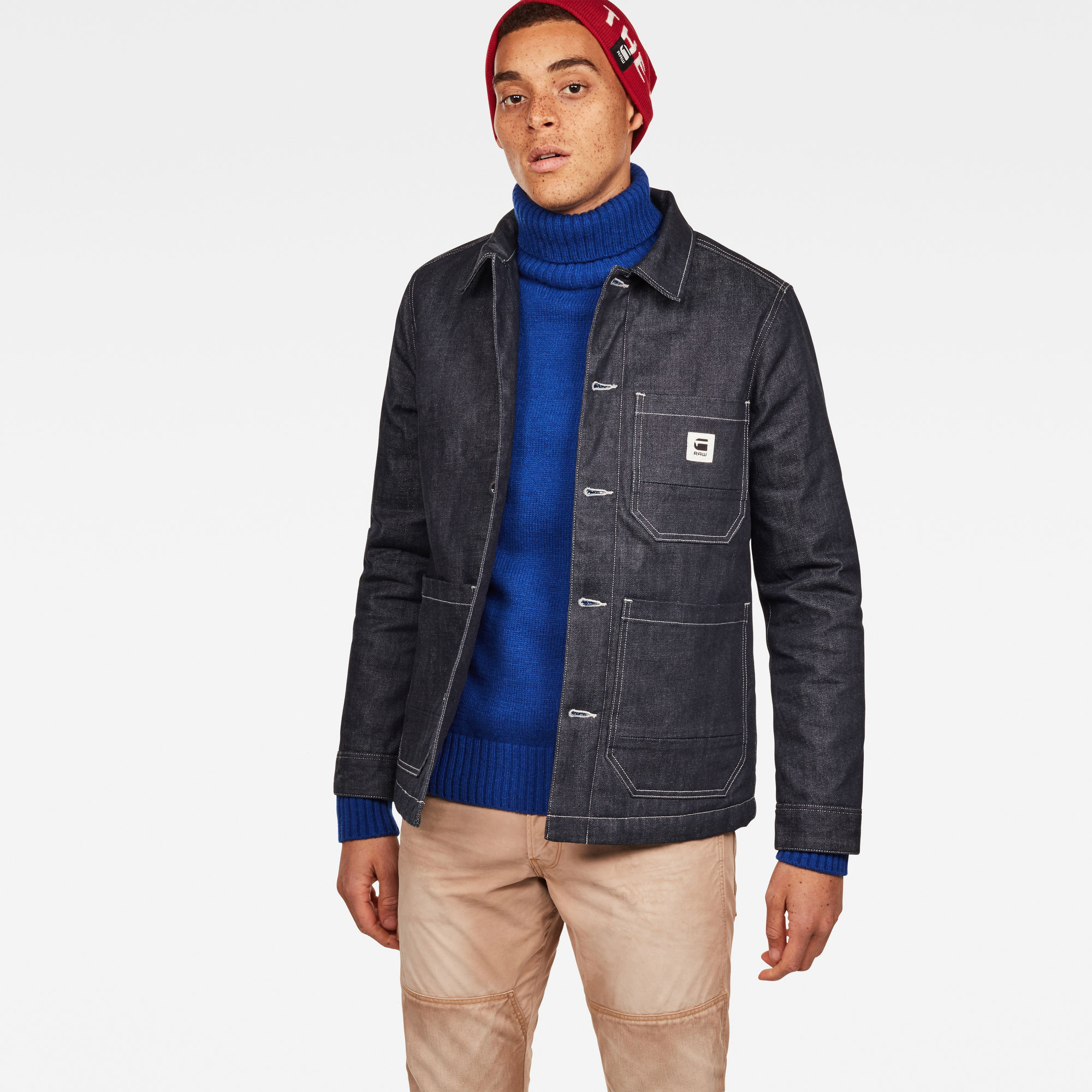 Blake Padded Jacket | Dark blue | G-Star RAW®