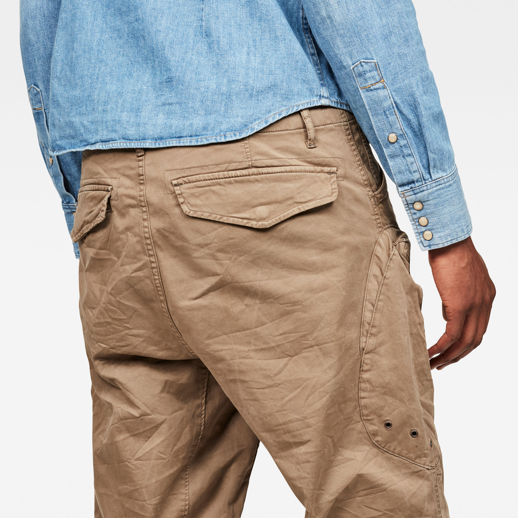 Rovic 3D Airforce Relaxed Trousers | Men | Beige | G-Star RAW®