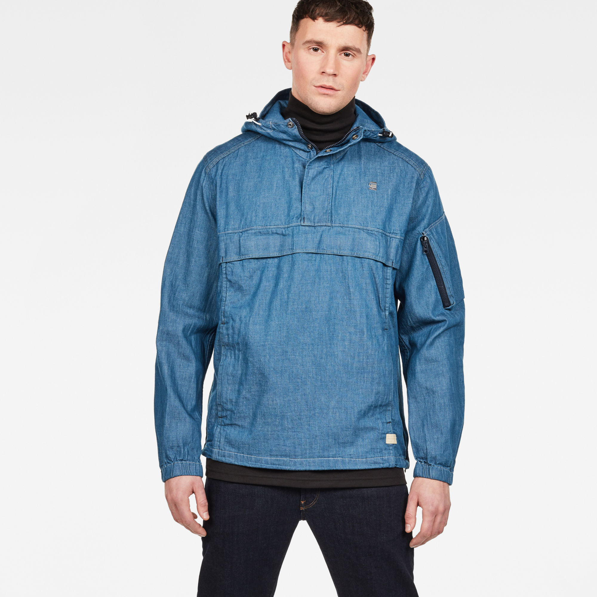 Xpo Hooded Anorak | Men | Dark blue | G-Star RAW®
