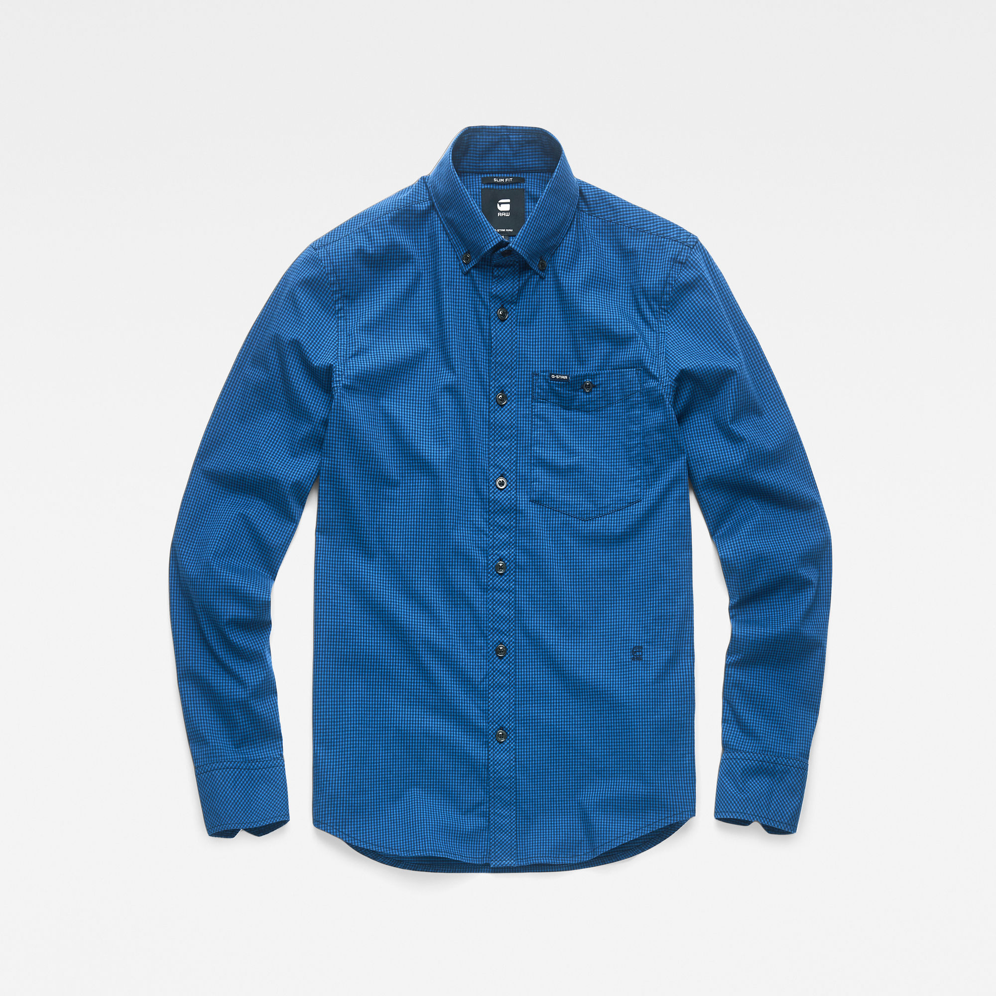 Core Button Down Slim Shirt | Dark blue | G-Star RAW®