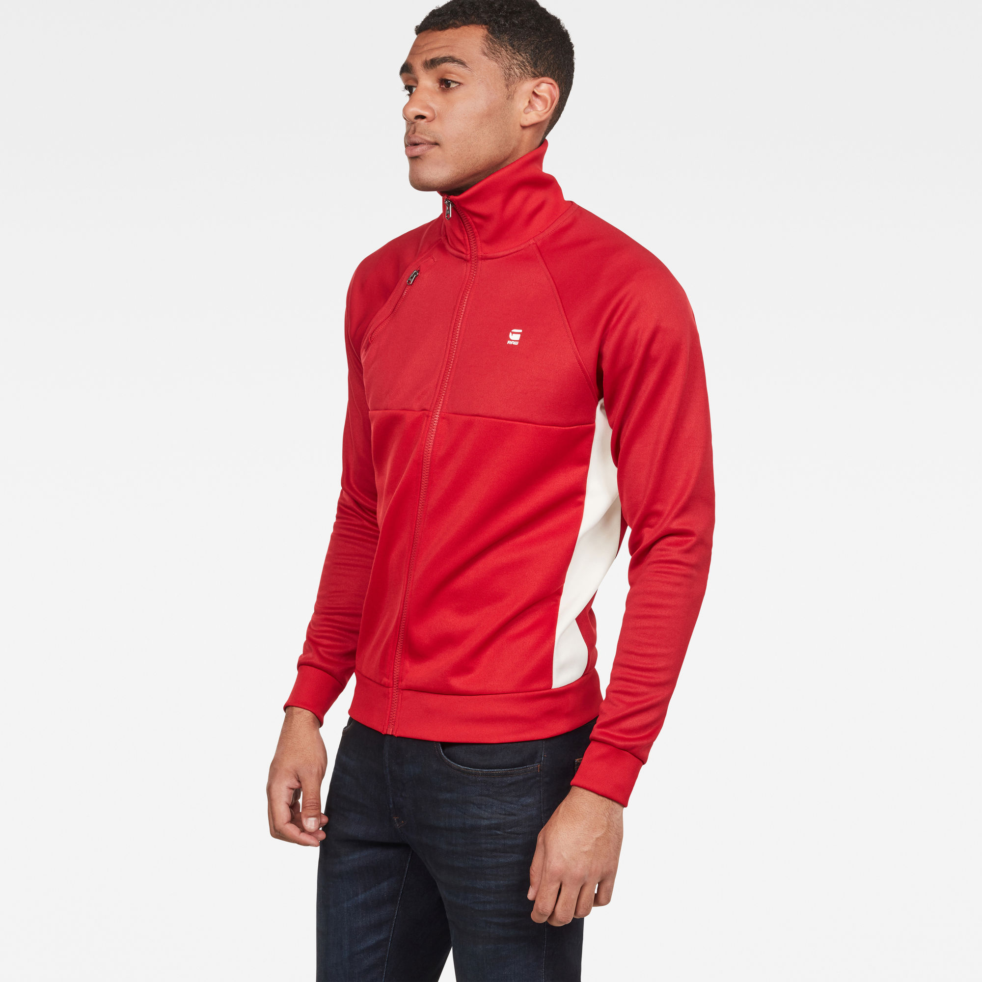Ore Tracktop Raglan | Red | G-Star RAW®