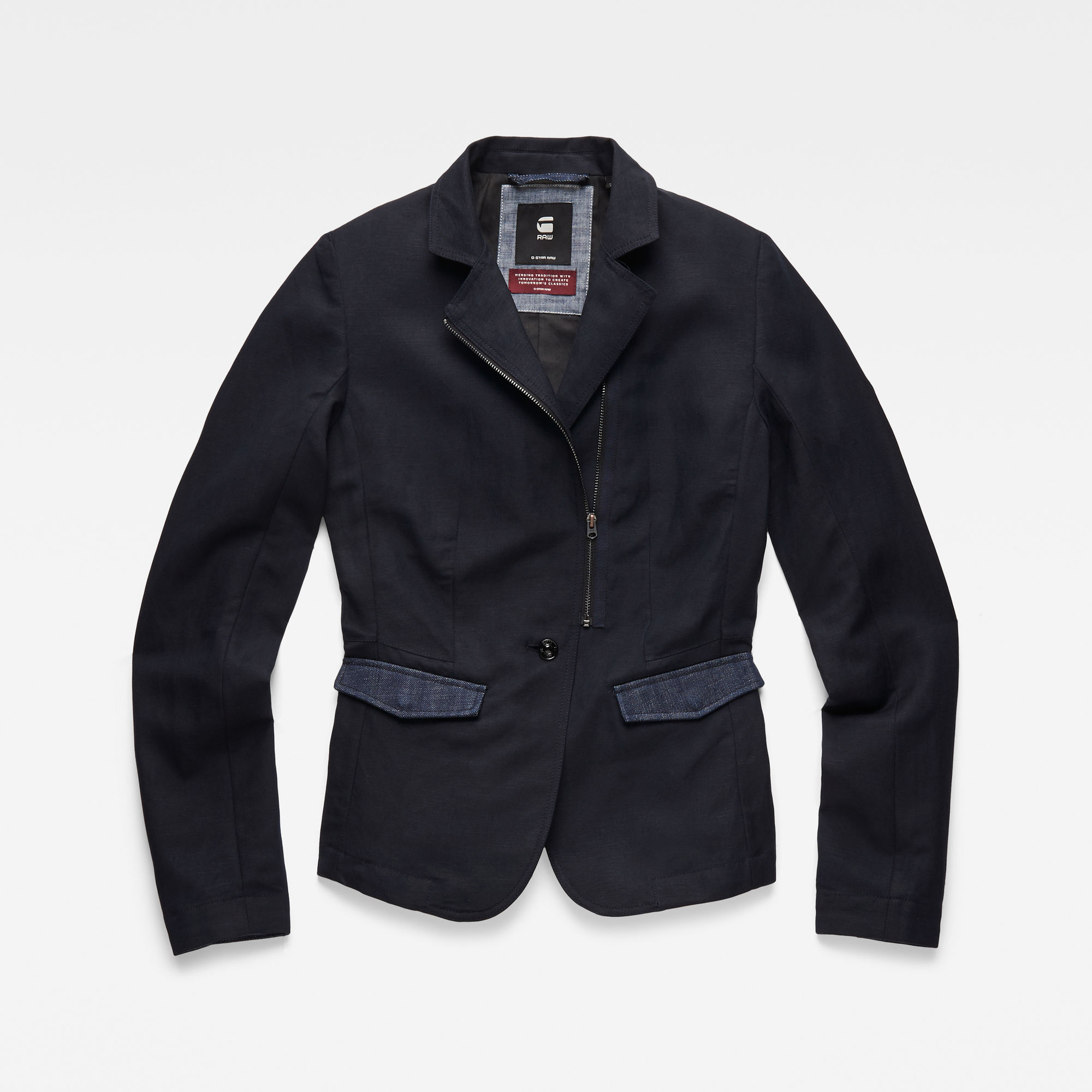Rimu Zip Blazer | Dark blue | G-Star RAW®