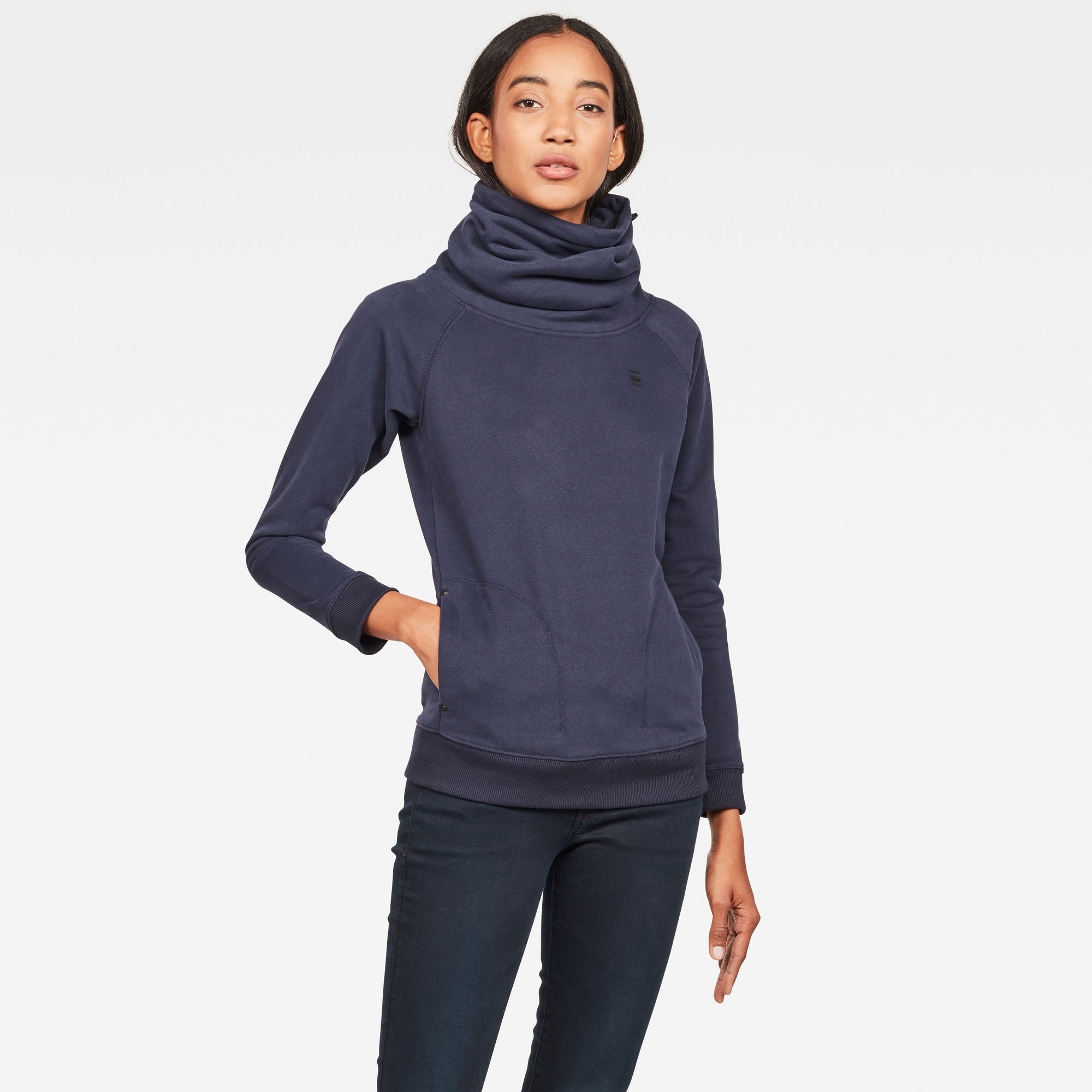 Bofort Aero Slim Sweater | Dark blue | G-Star RAW® US