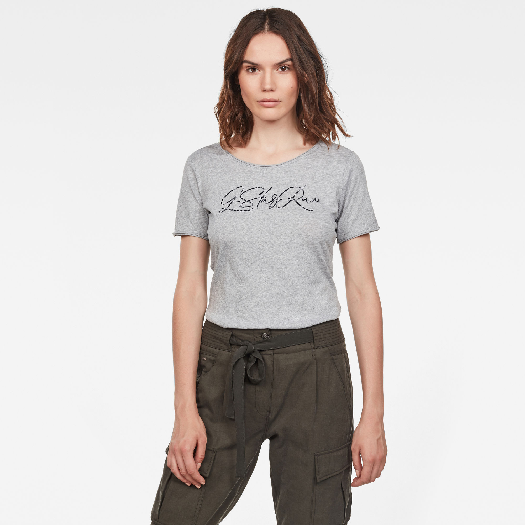 Graphic 22 Optic Slim Top | Grey | G-Star RAW®