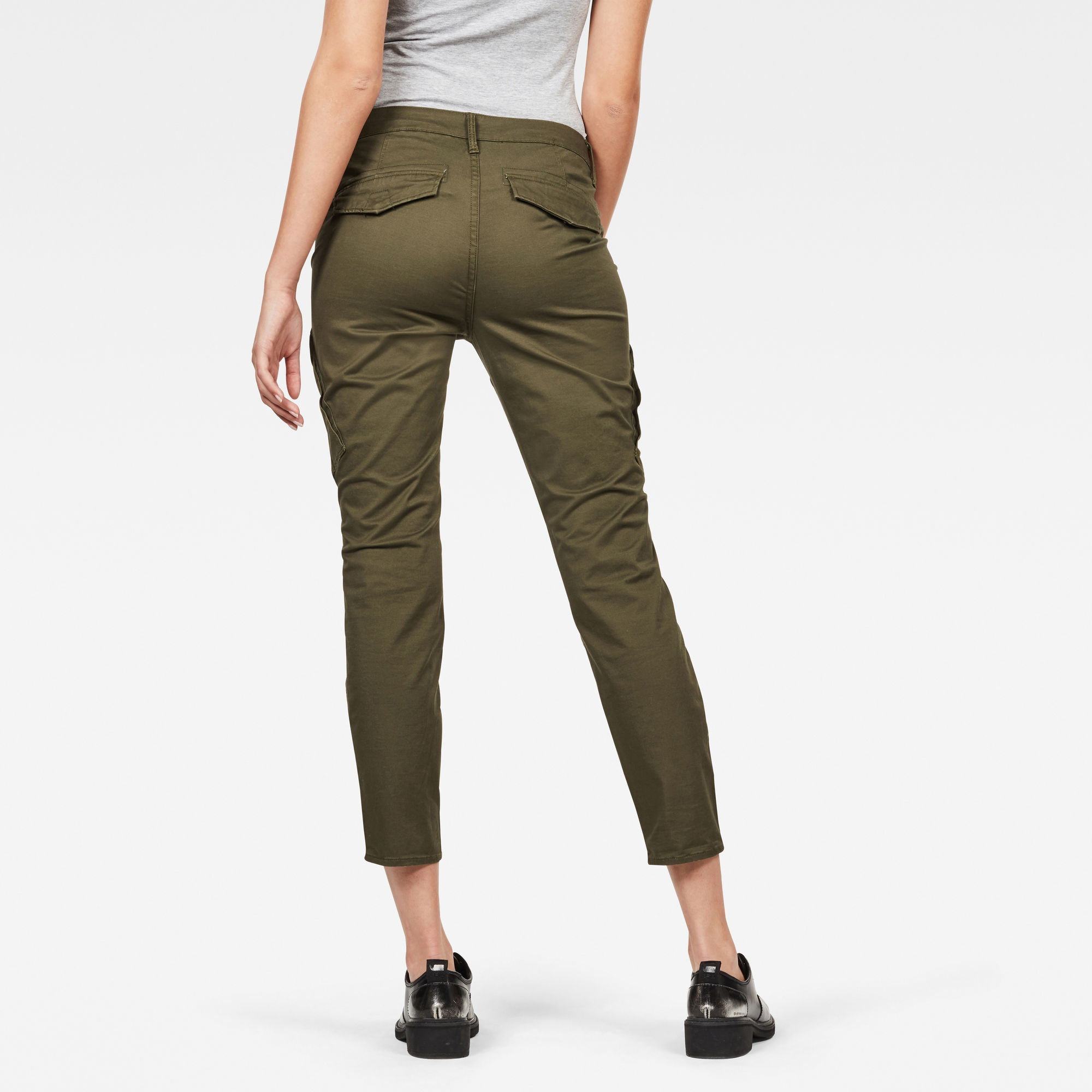 Rovic Mid Waist Skinny Cargo Pant | Vert | G-Star RAW®