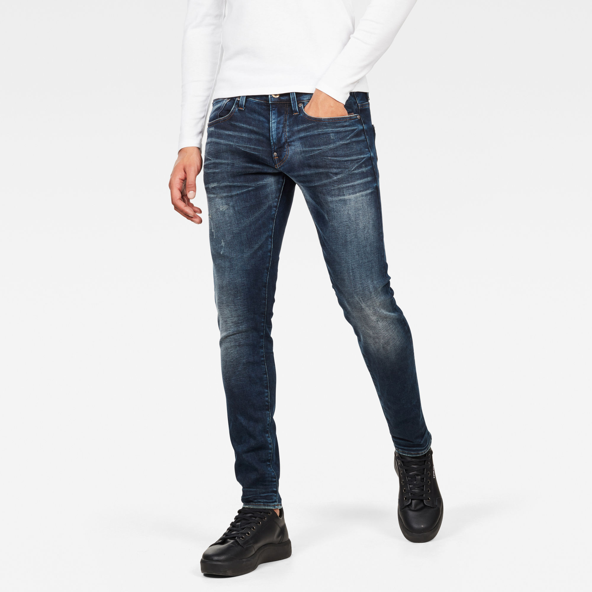 Revend Skinny Jeans | Dark blue | G-Star RAW®