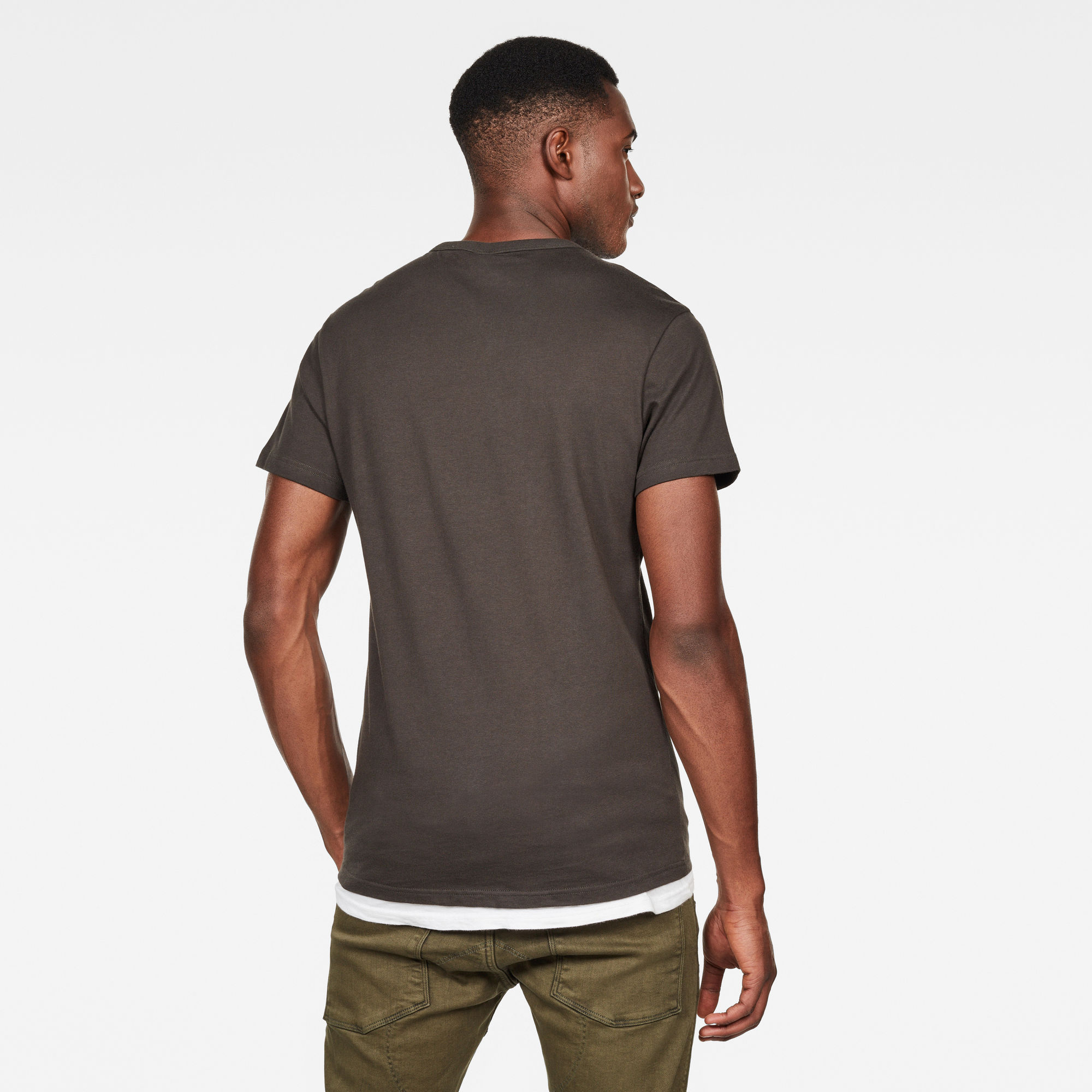 Straight Round Neck T-Shirt | Grey | G-Star RAW®