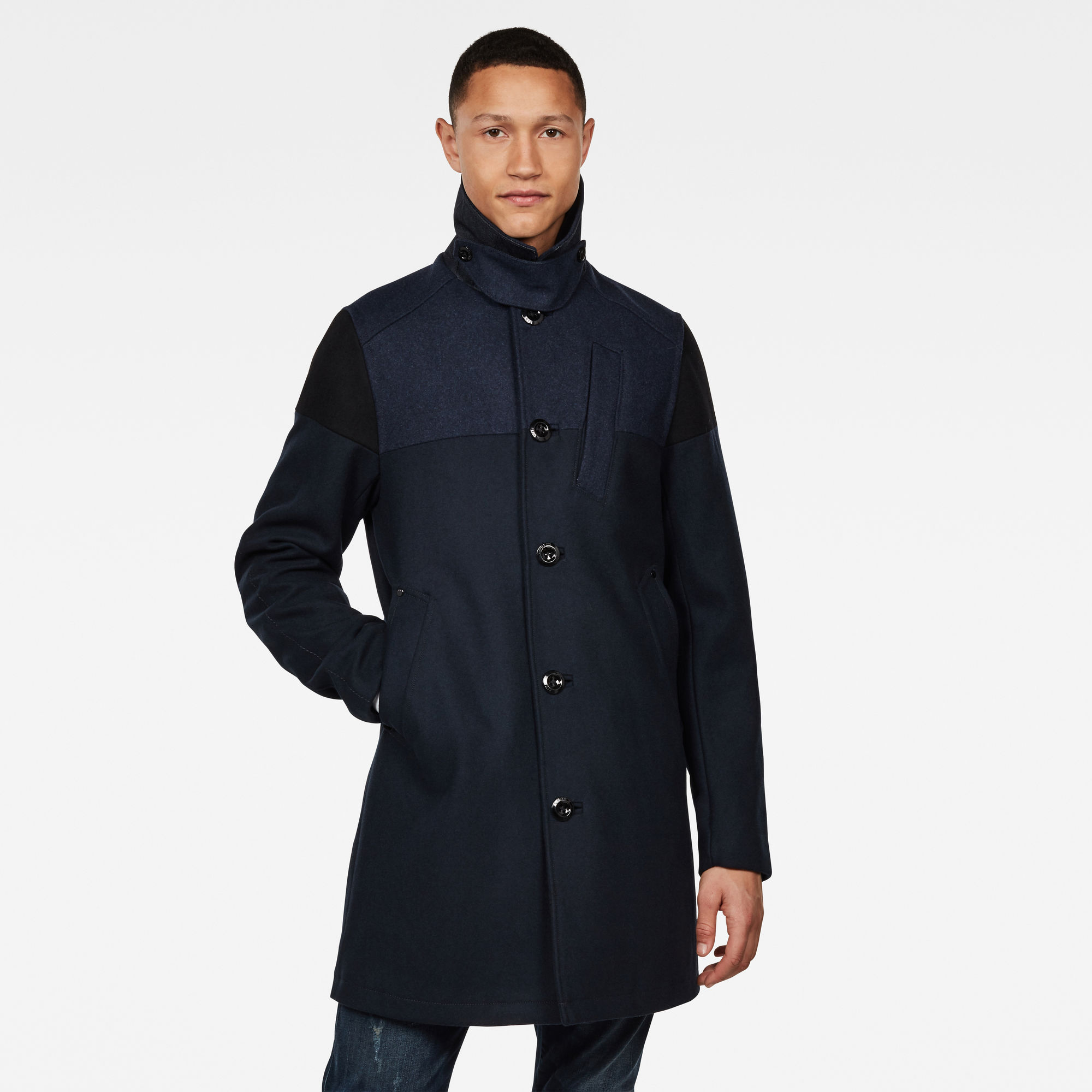Wool CB Coat | Mazarine Blue | G-Star RAW®