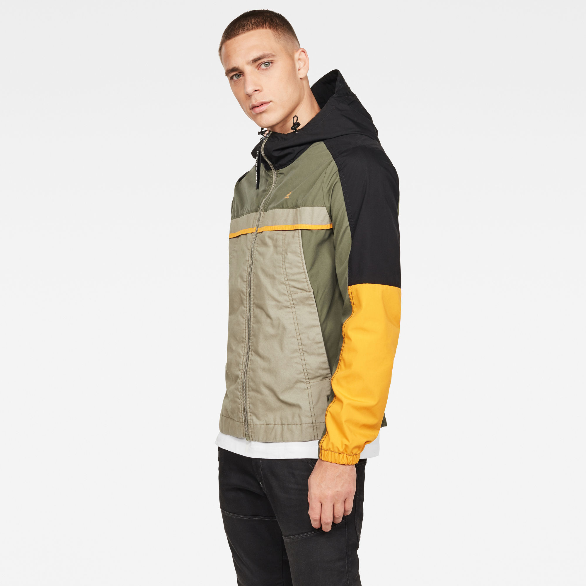 Colourblock Hooded Jacket | Wild Rovic | G-Star RAW®