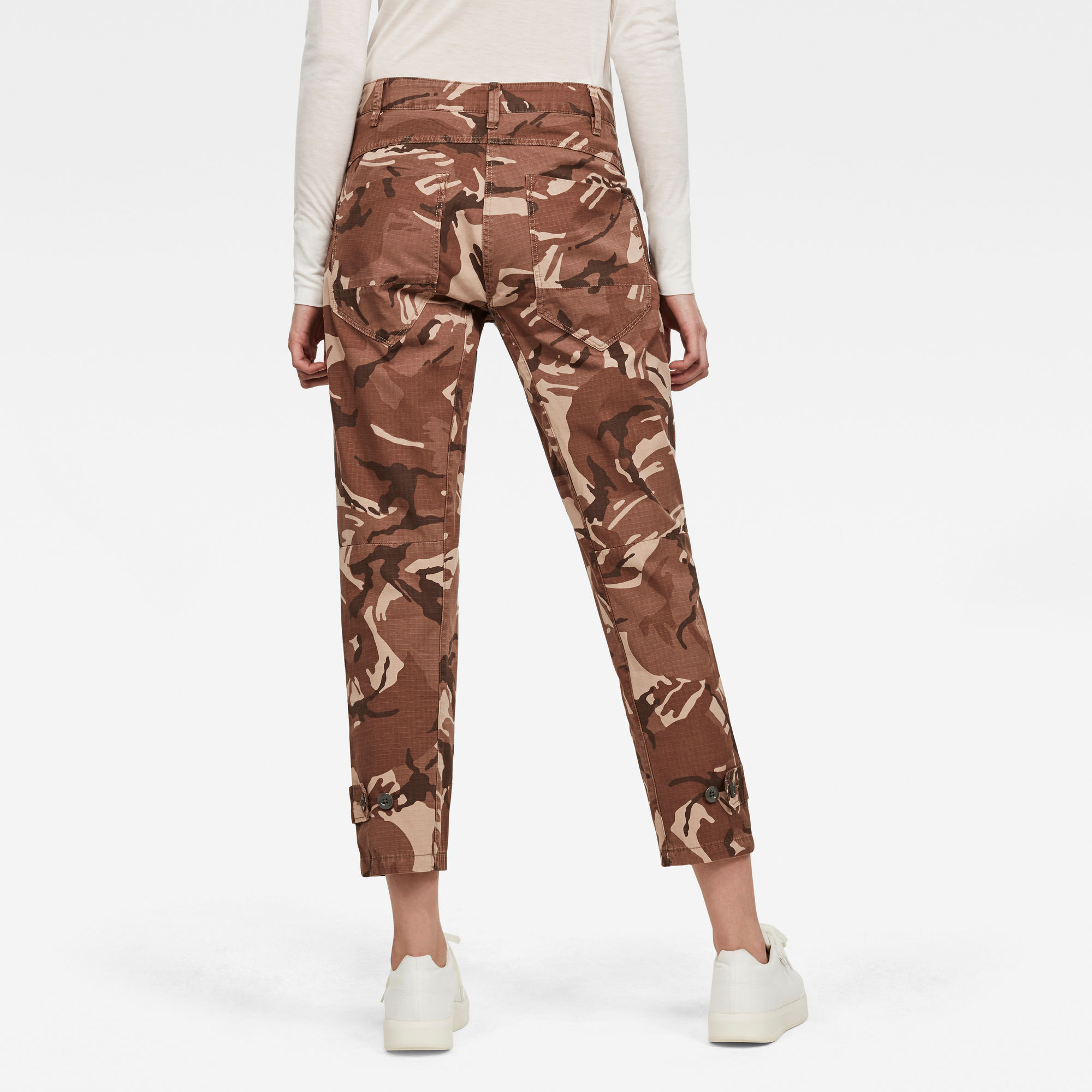 Army Radar Mid Boyfriend Ankle Pants | Brown | G-Star RAW®