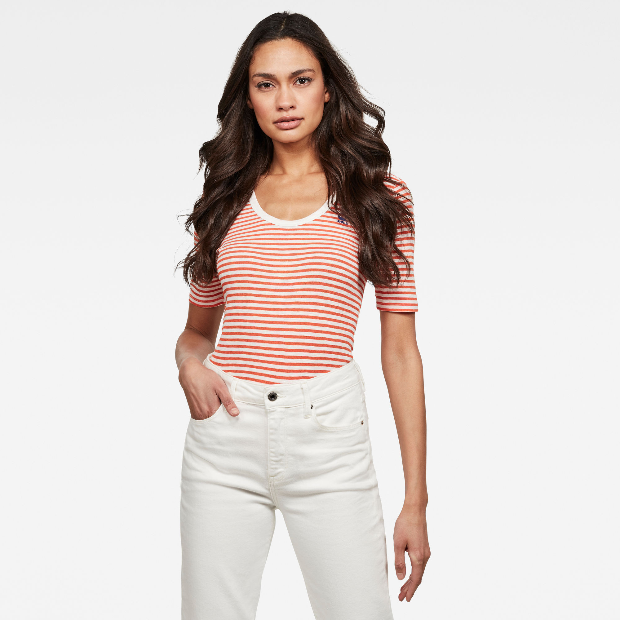 Silber Slim Top | Red | G-Star RAW®