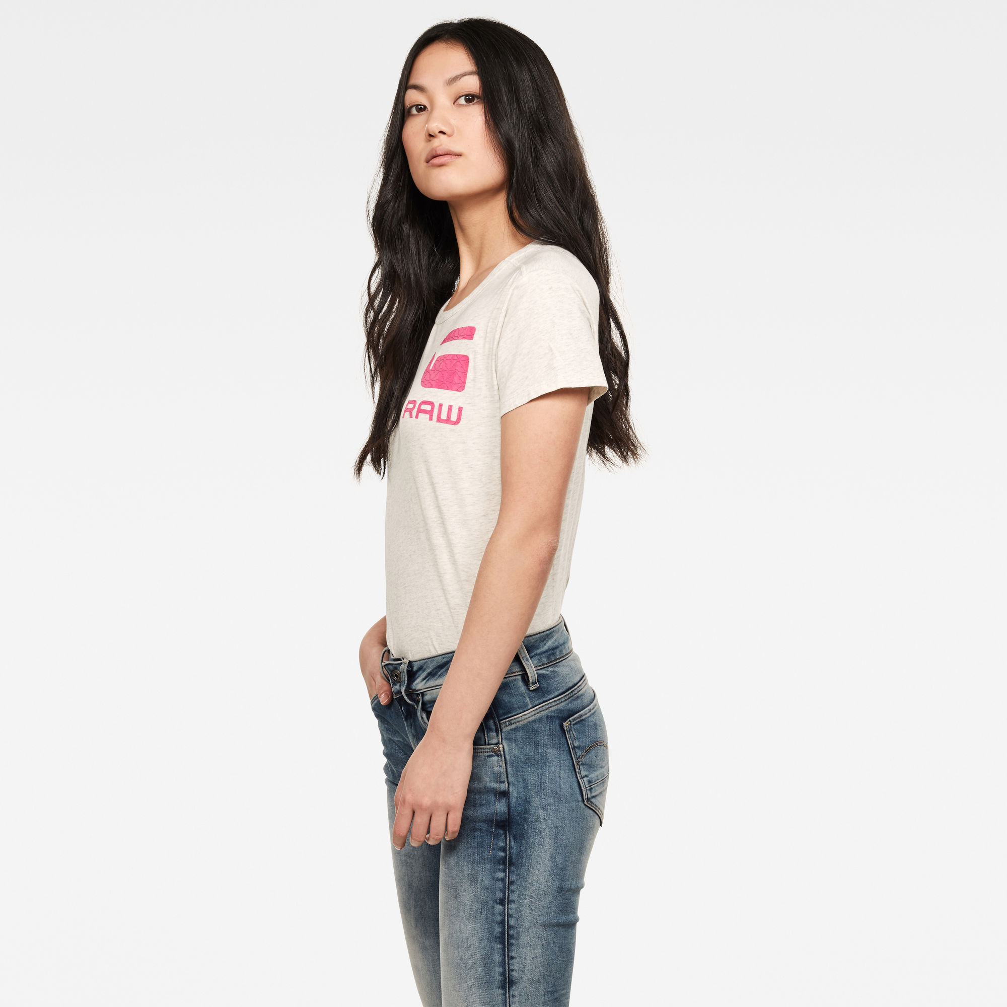 G Raw Chest Logo Top | White | G-Star RAW®