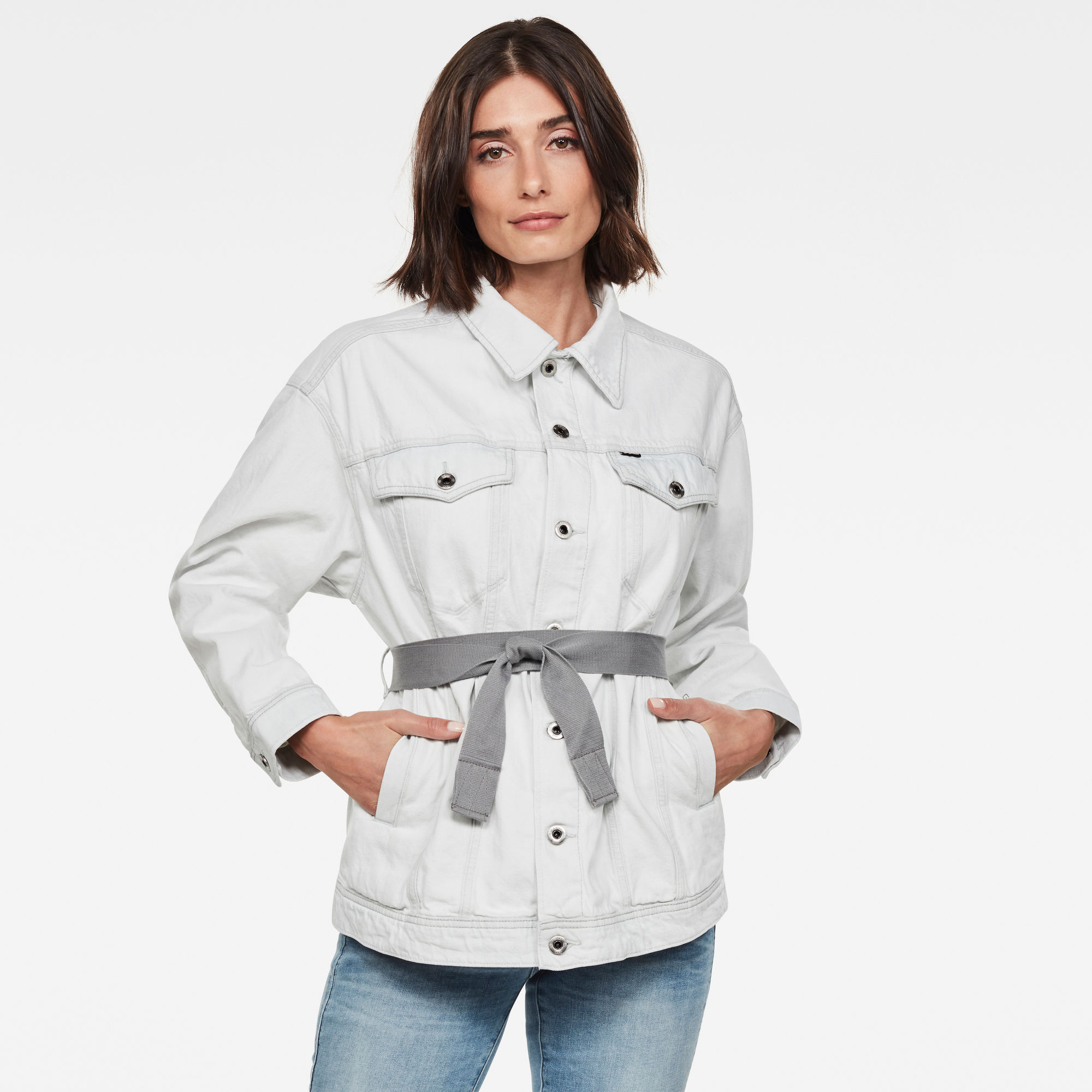 3301 Real Boyfriend Jacket | Light blue | G-Star RAW®