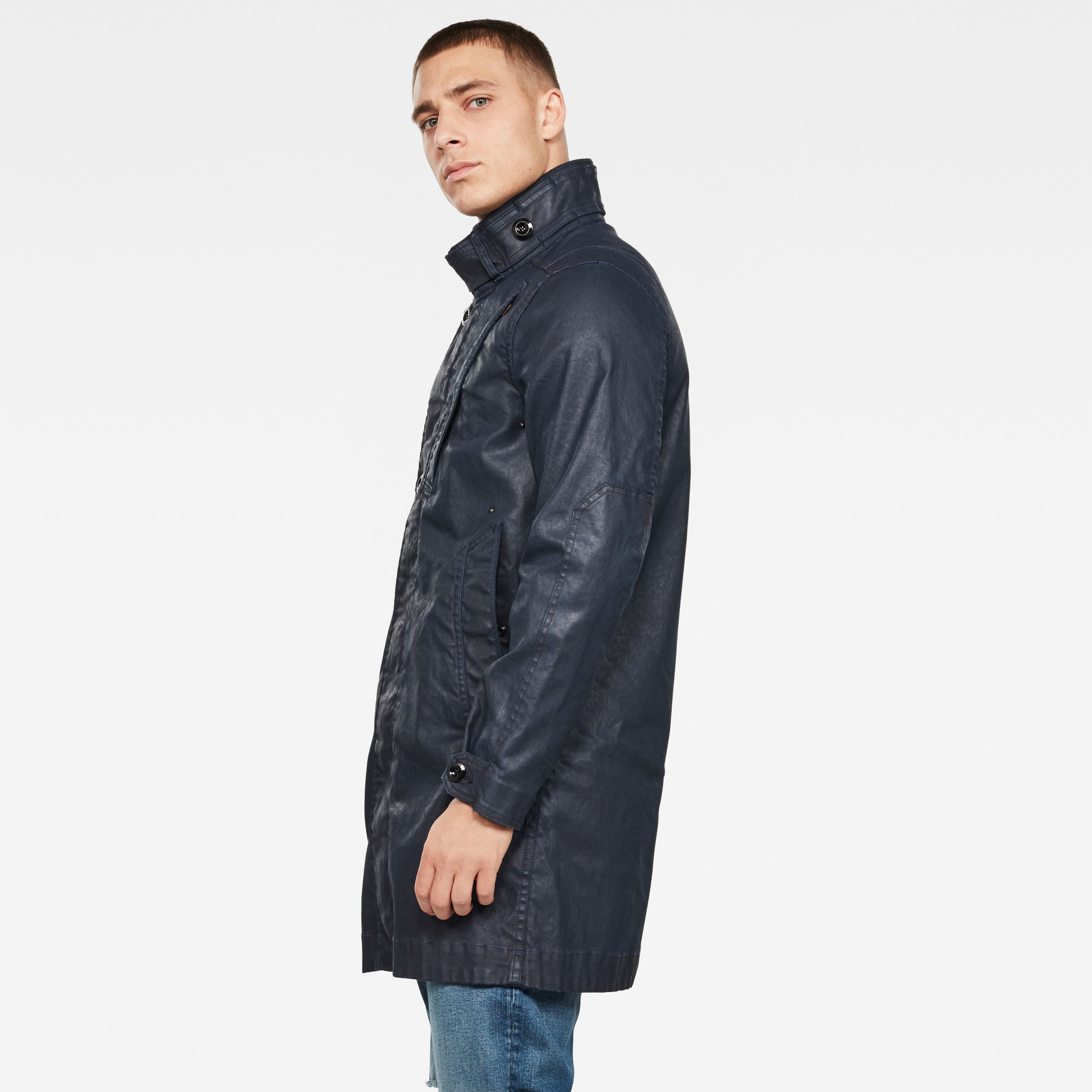 Citishield Denim Coat Dark Blue G Star Raw®